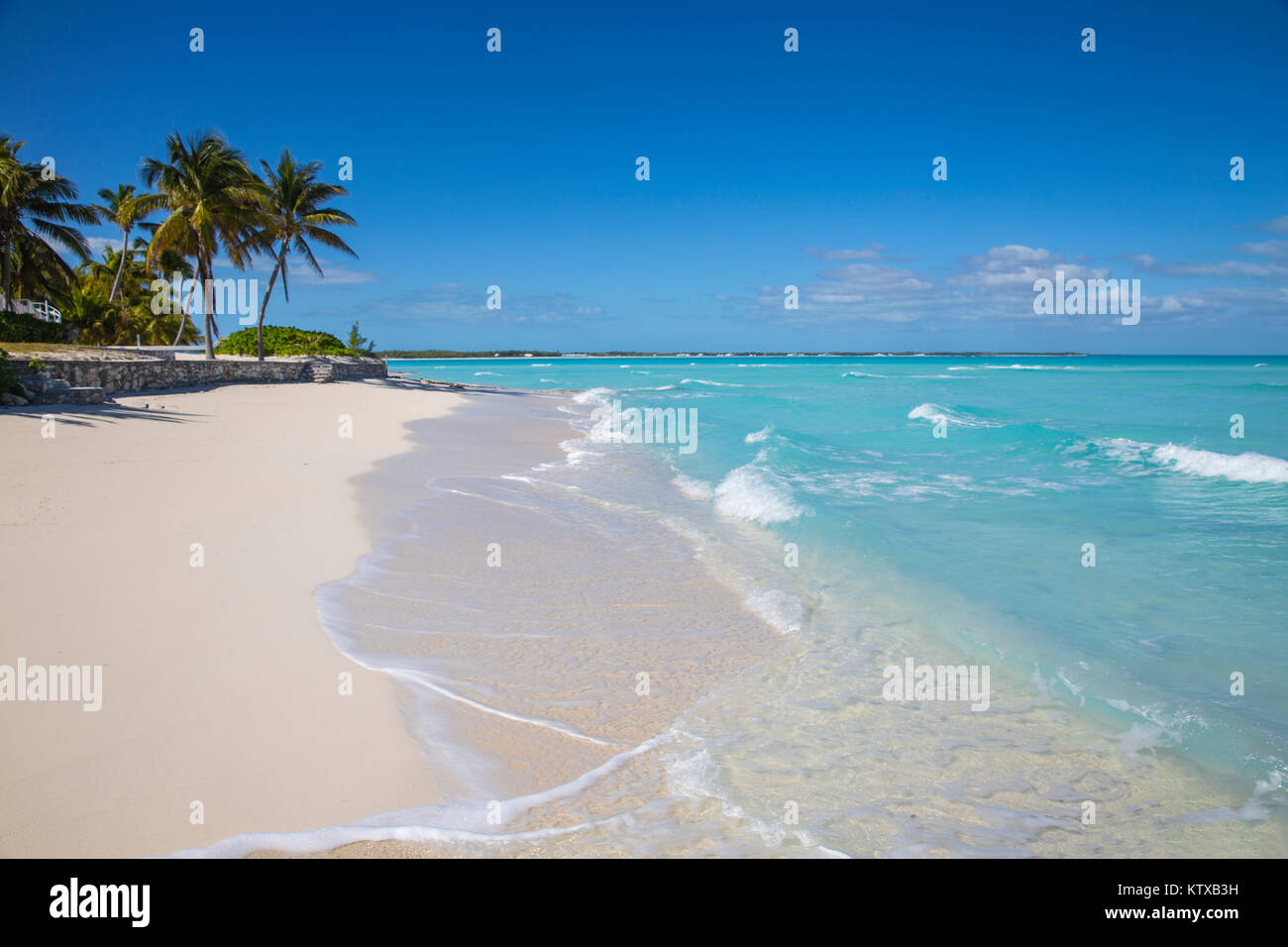 Beach at Treasure Cay, Great Abaco, Abaco Islands, Bahamas, West Indies ...