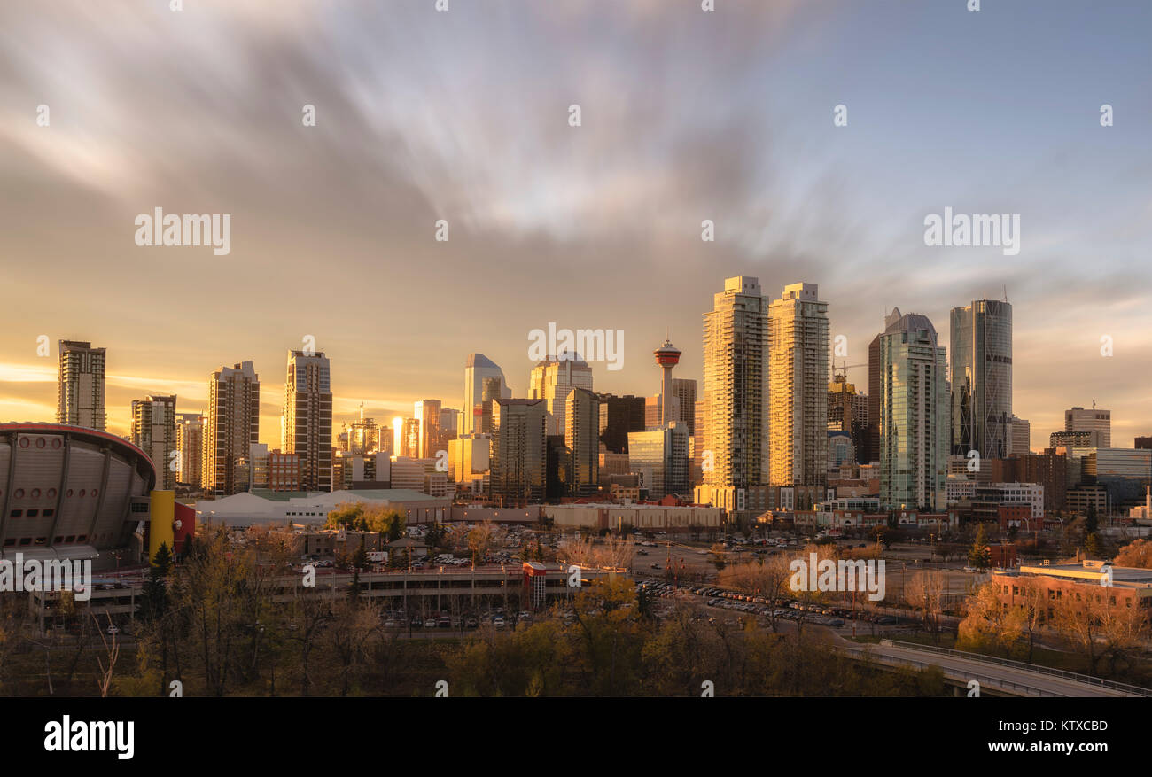 Skyline, Calgary, Alberta, Canada, North America Stock Photo - Alamy