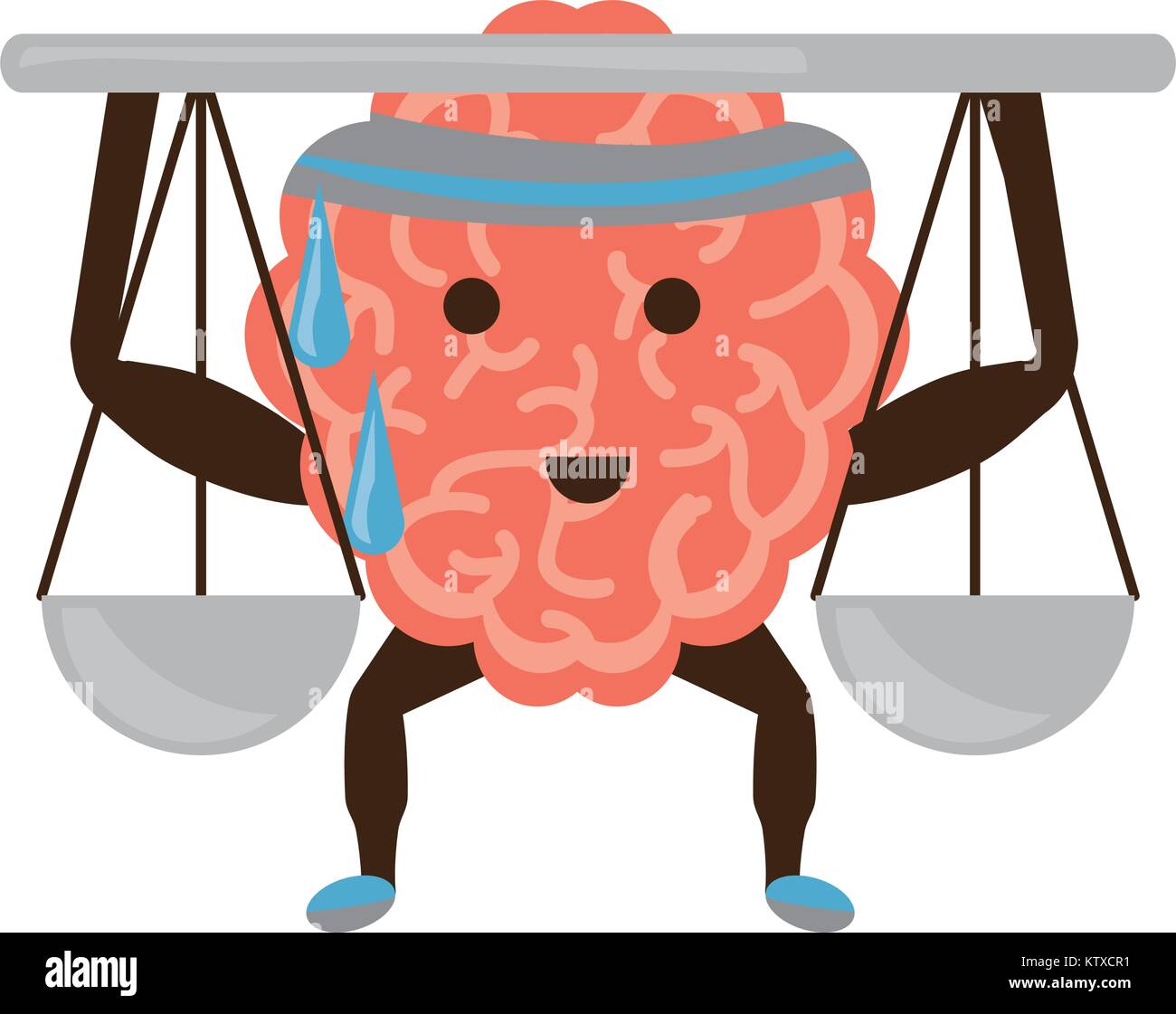 kawaii brain icon Stock Vector Image & Art - Alamy