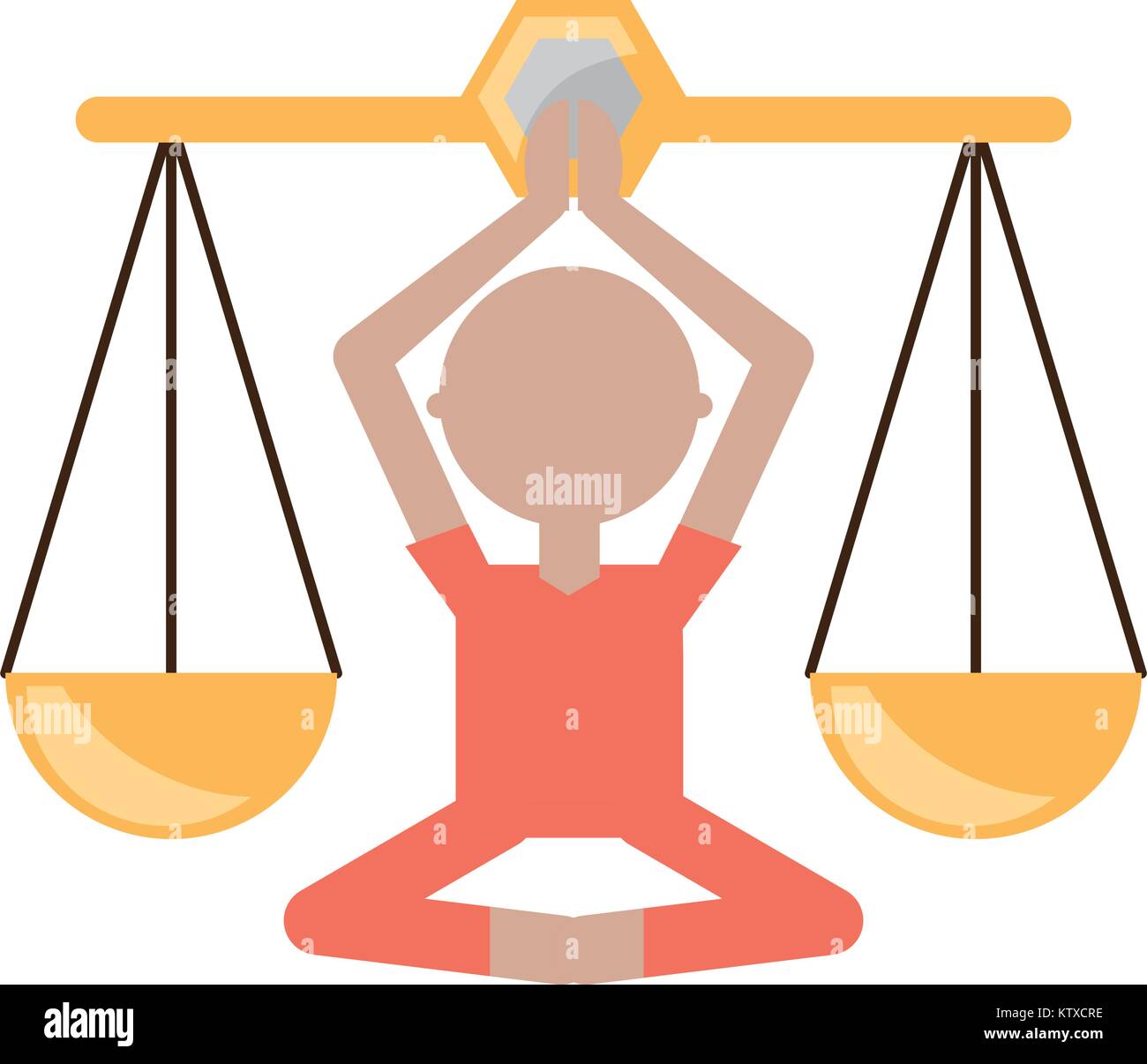 Scale posture Stock Vector Images - Alamy