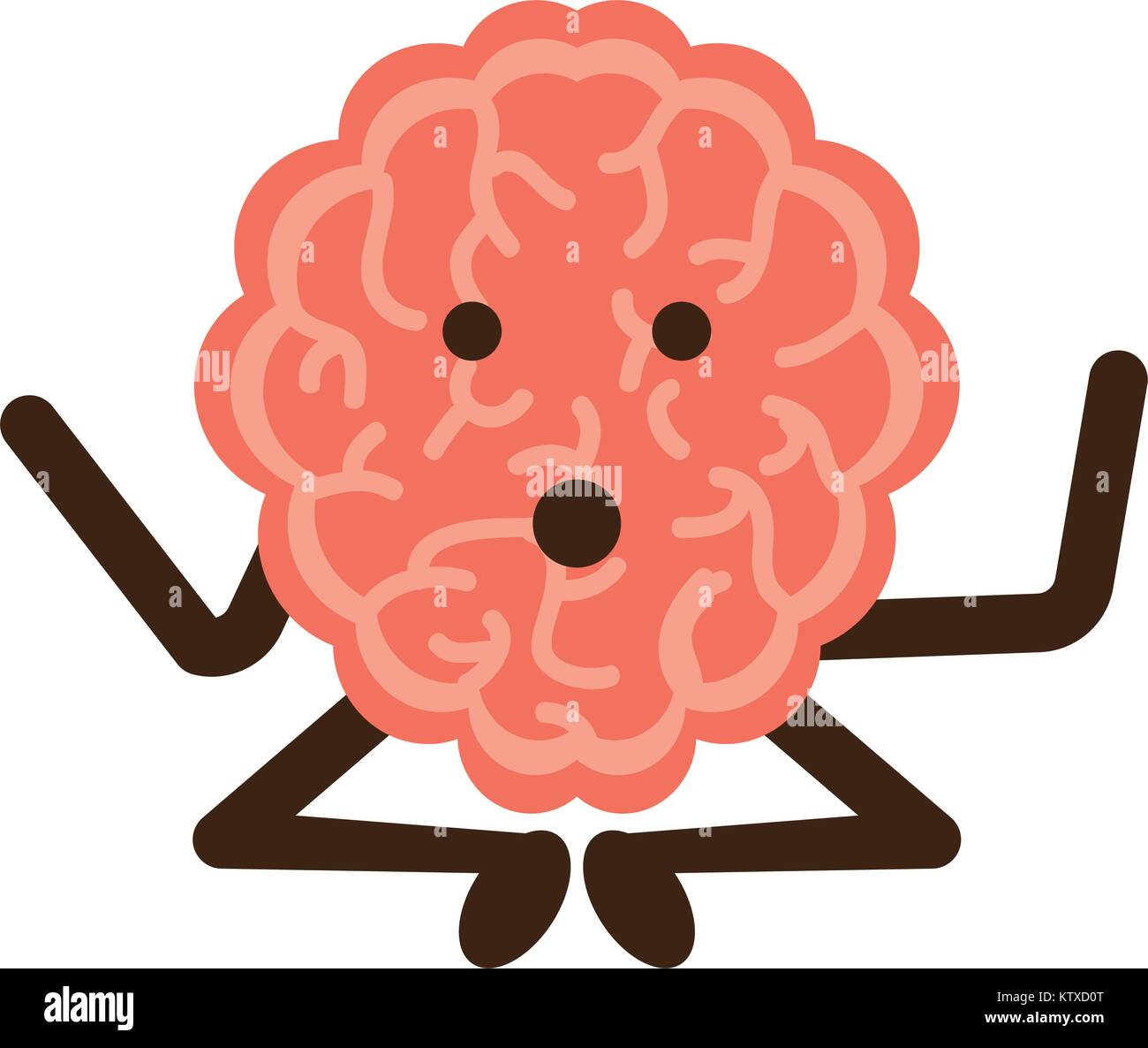 kawaii brain icon Stock Vector Image & Art - Alamy
