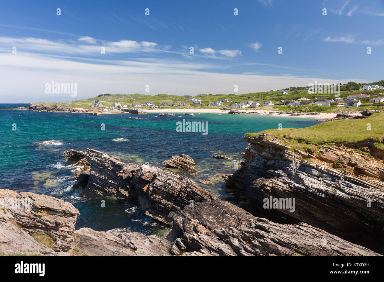 Portnablagh, Atlantic Coast, County Donegal, Ulster, Republic of ...