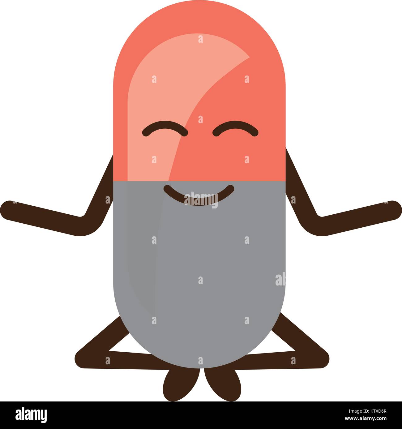 kawaii pill icon image Stock Vector Image & Art - Alamy