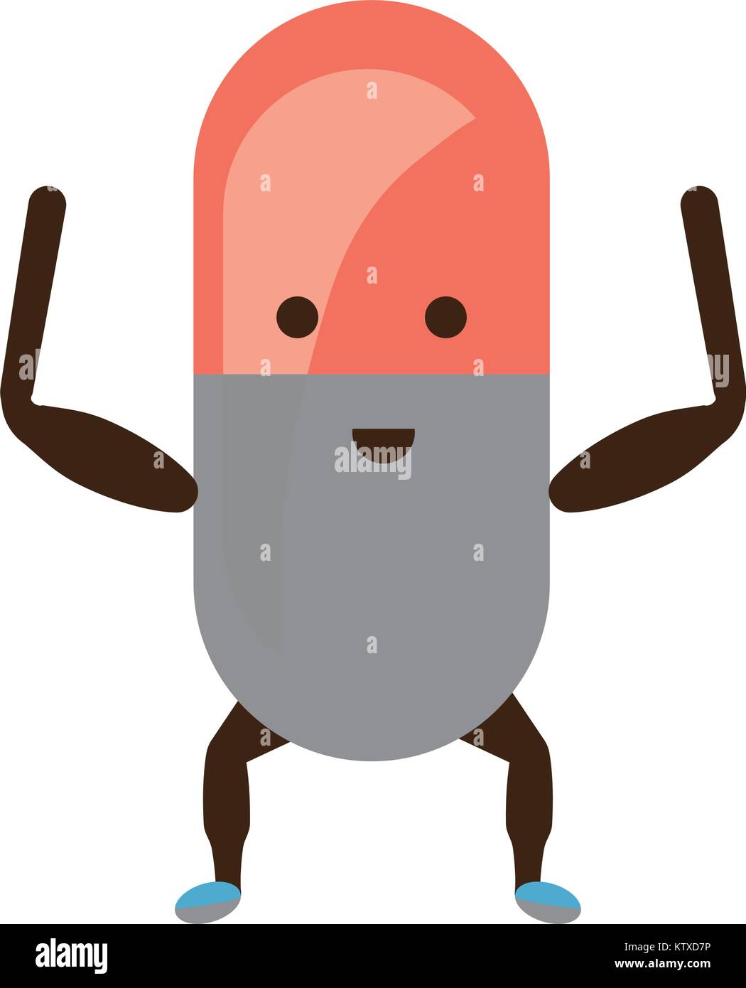 kawaii pill icon image Stock Vector Image & Art - Alamy