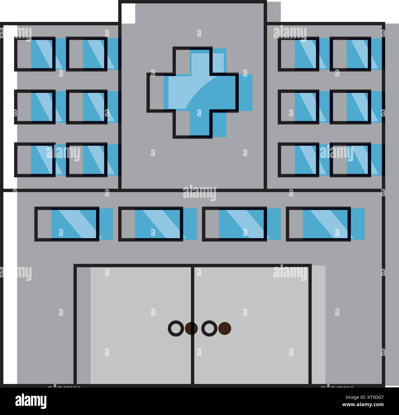 hospital building icon Stock Vector Image & Art - Alamy