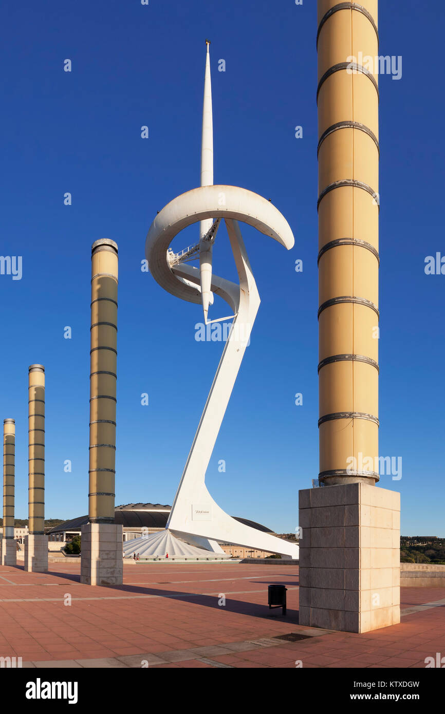 Torre Calatrava, TV Tower by Santiago Calatrava, Olympic Stadium's ...