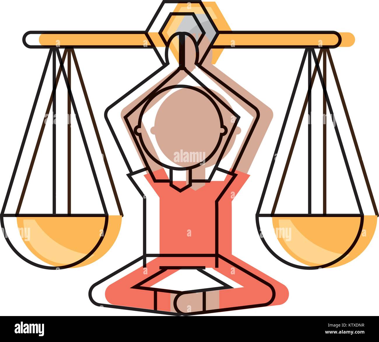 scale and man design Stock Vector Image & Art - Alamy