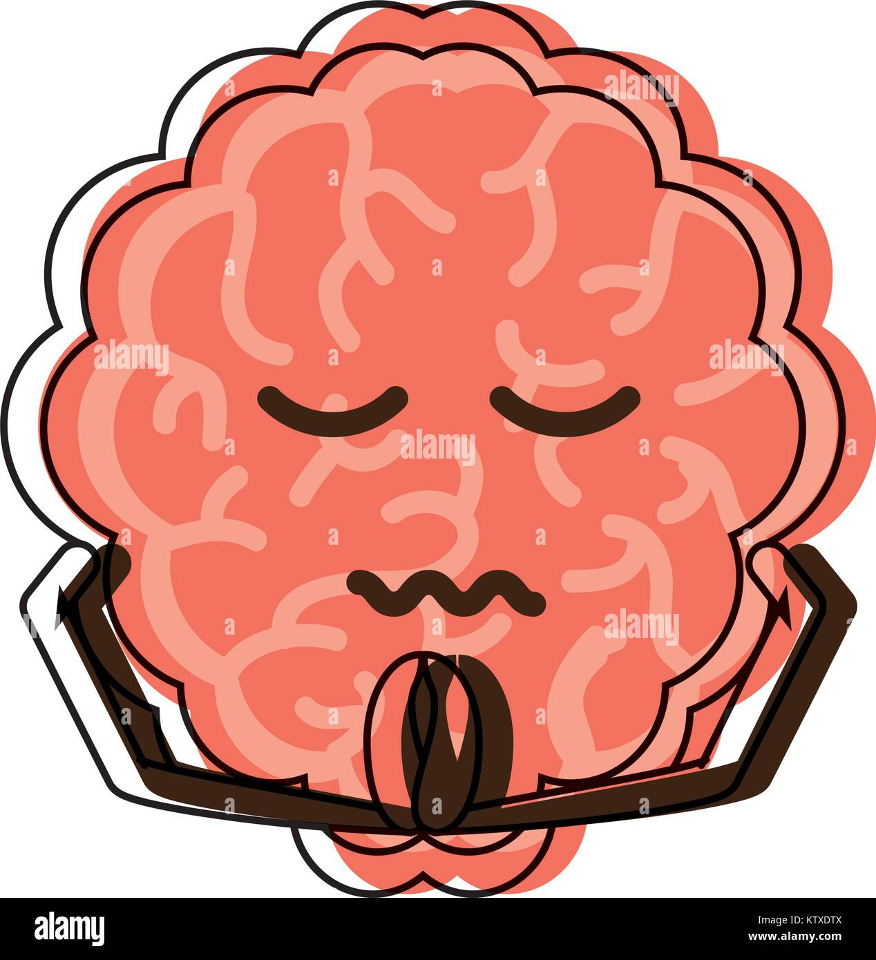 kawaii brain icon Stock Vector Image & Art - Alamy