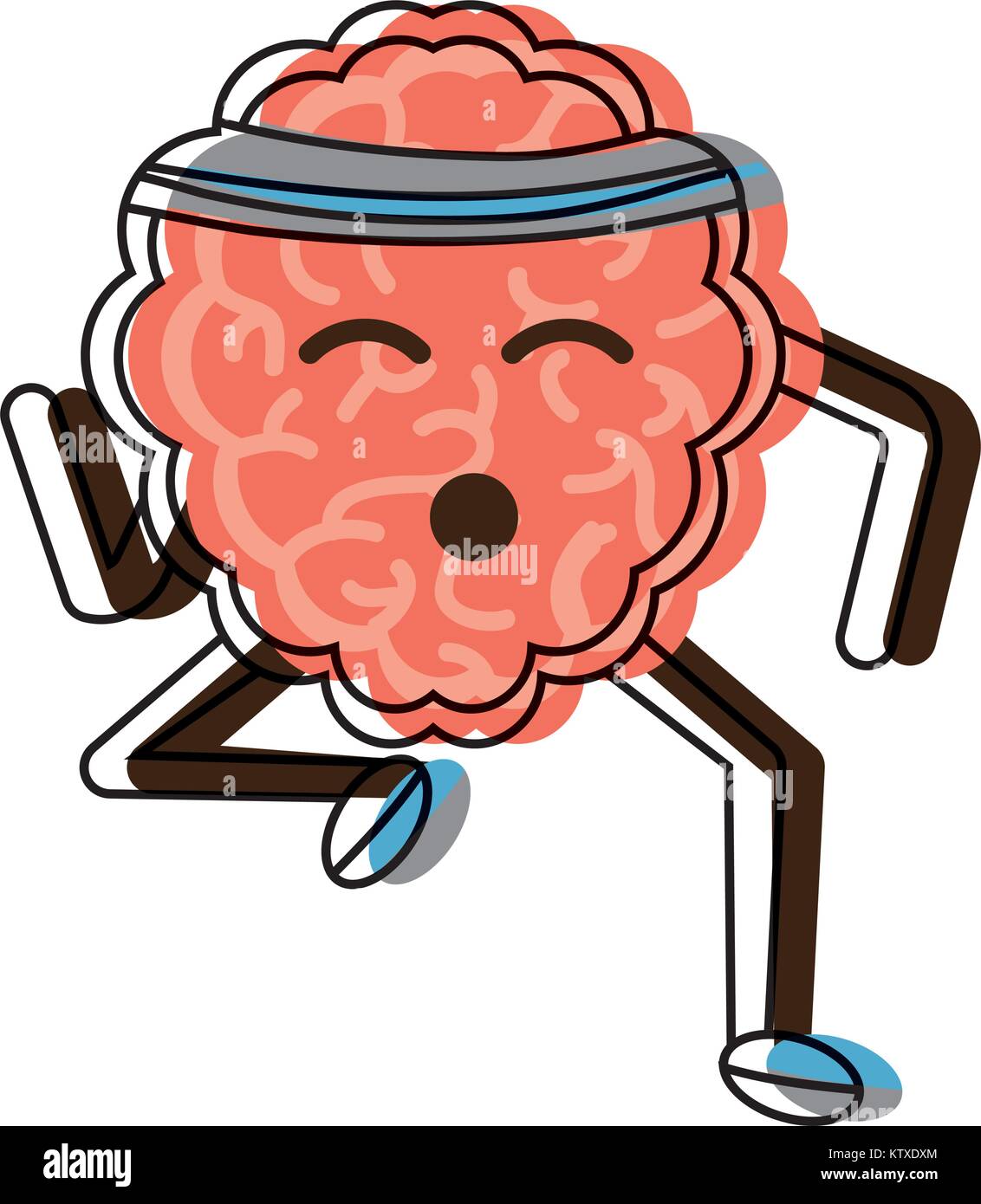 kawaii brain icon Stock Vector Image & Art - Alamy
