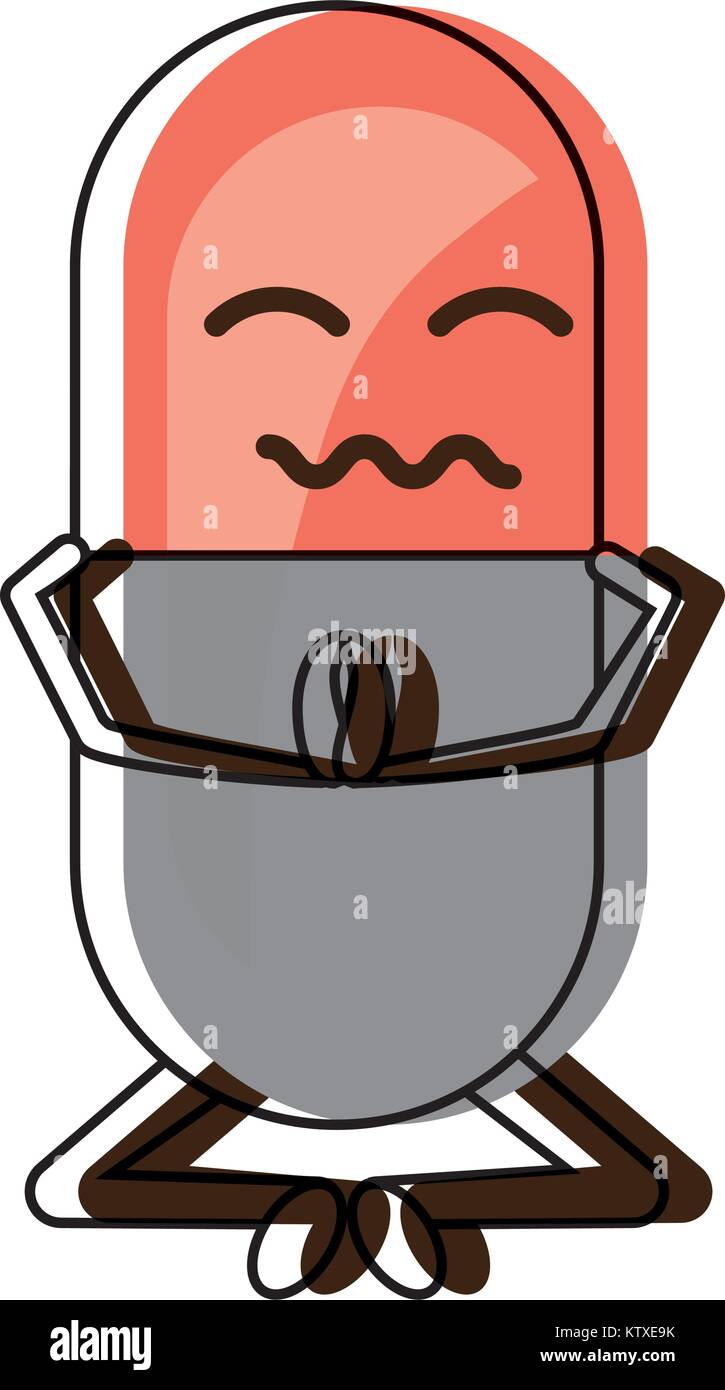 kawaii pill icon image Stock Vector Image & Art - Alamy