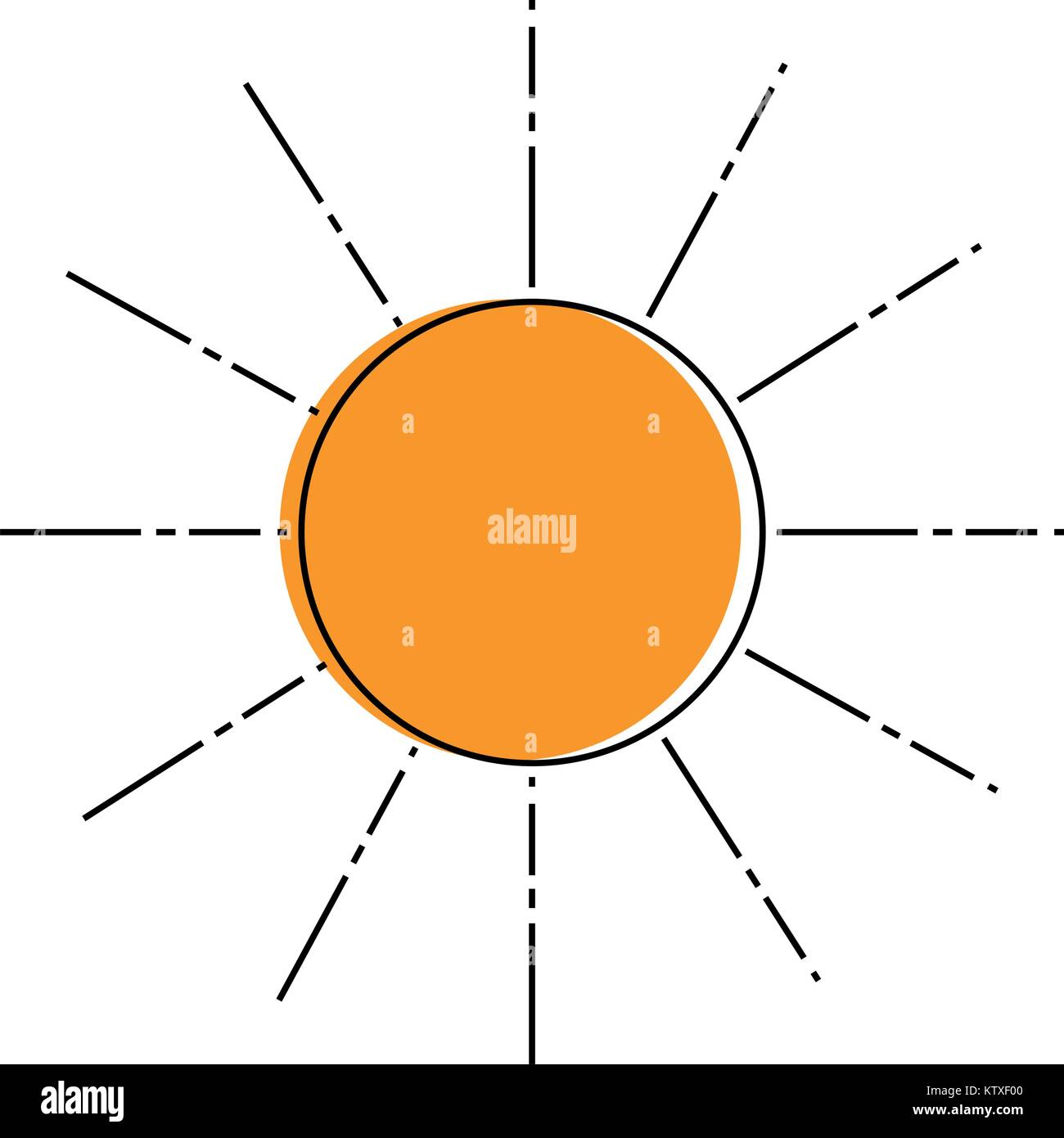 summer sun isolated icon Stock Vector Image & Art - Alamy