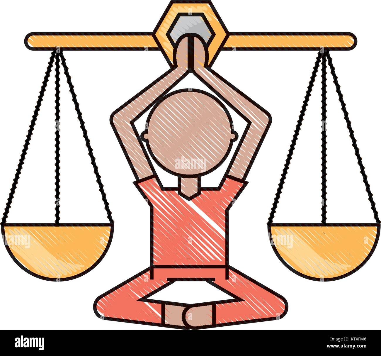 Scale posture Stock Vector Images - Alamy