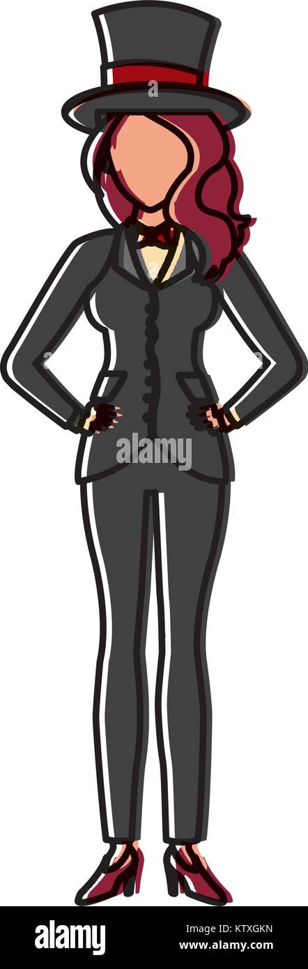 Beautiful magician woman cartoon Stock Vector Image & Art - Alamy