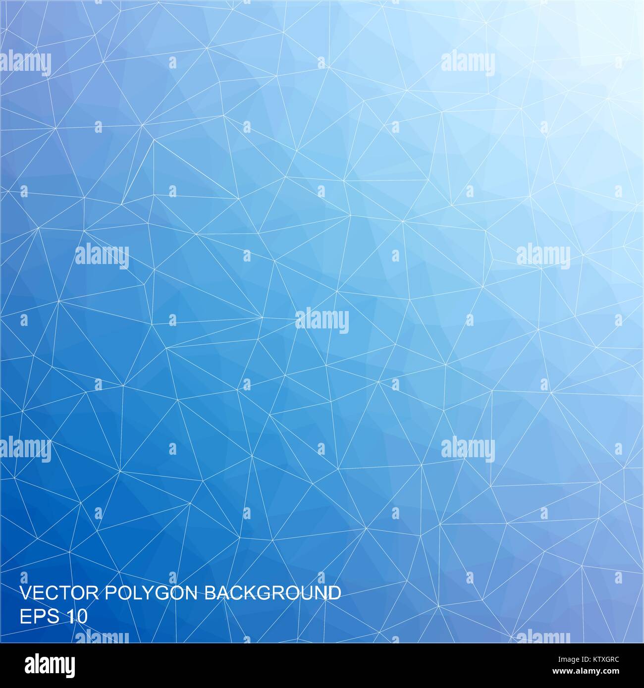 Low-poly blue abstract geometric background Stock Vector Image & Art ...