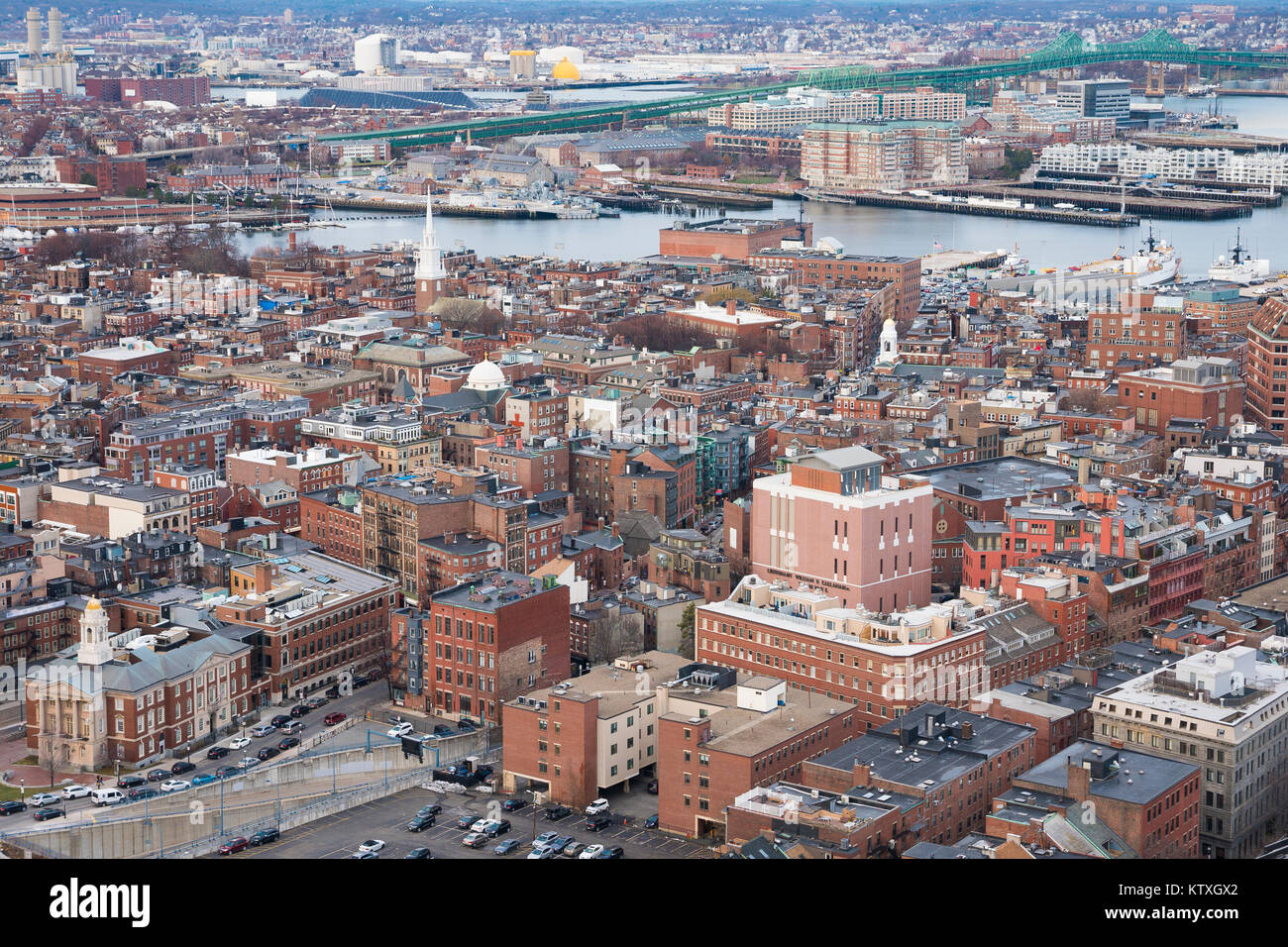 Boston aerial hi-res stock photography and images - Alamy