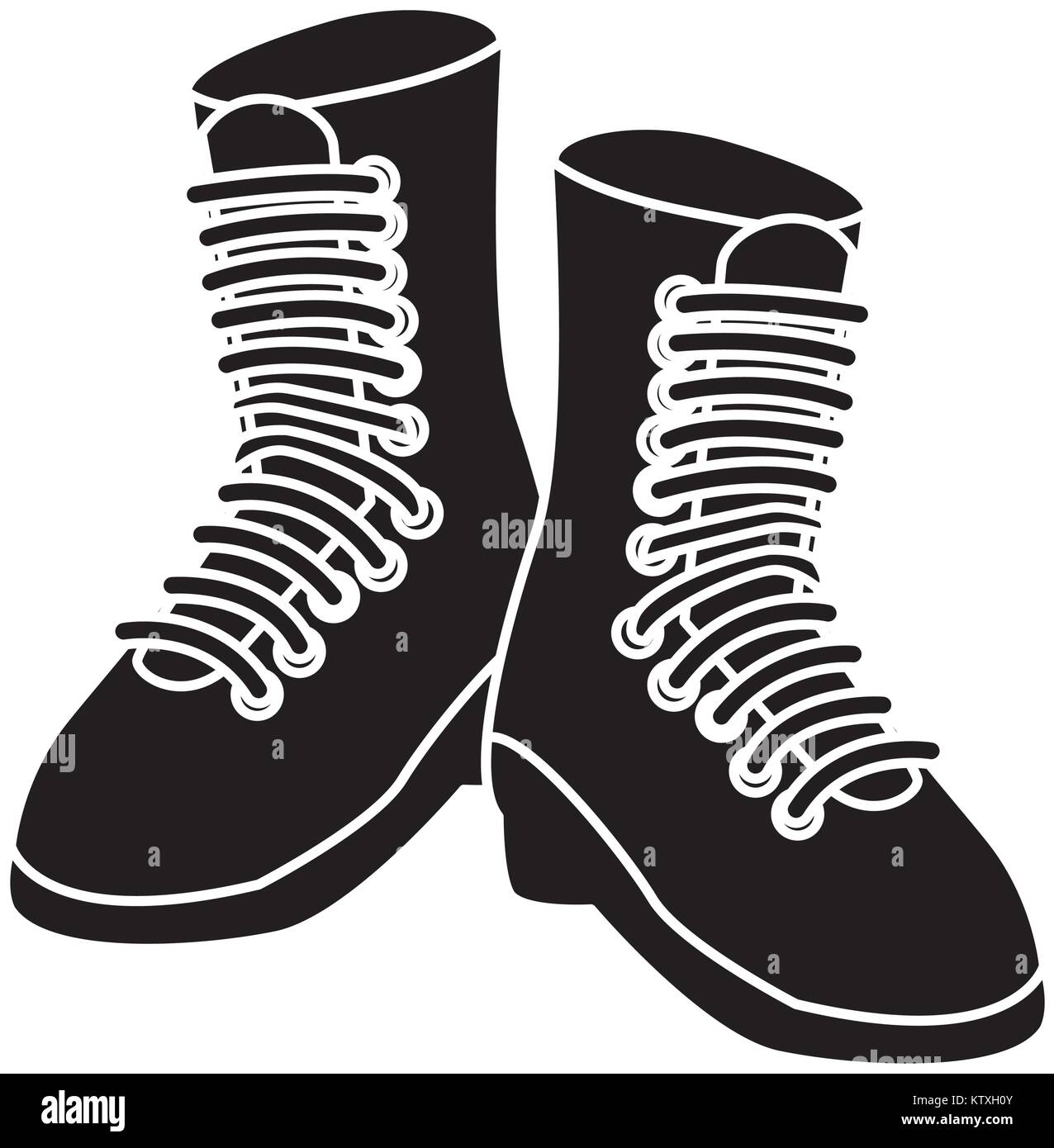 military boots isolated Stock Vector Image & Art - Alamy