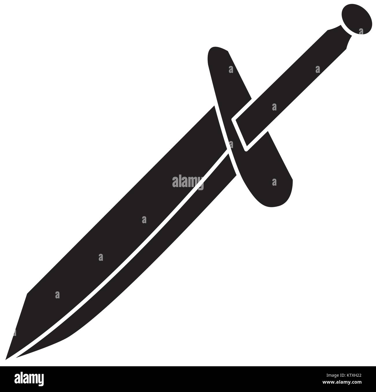 Sword medieval weapon Stock Vector Image & Art - Alamy