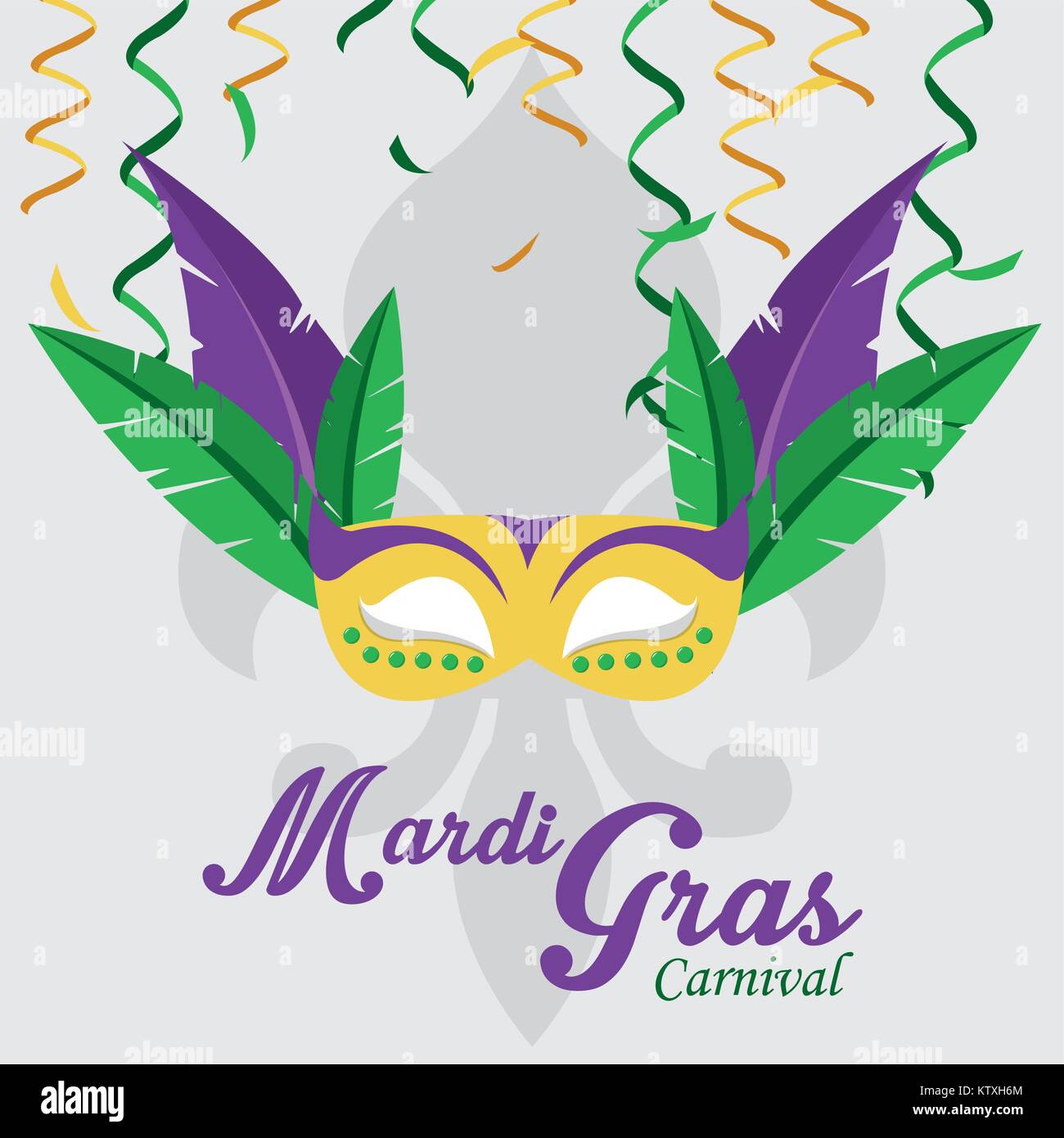 Mardi gras carnival design Stock Vector Image & Art - Alamy