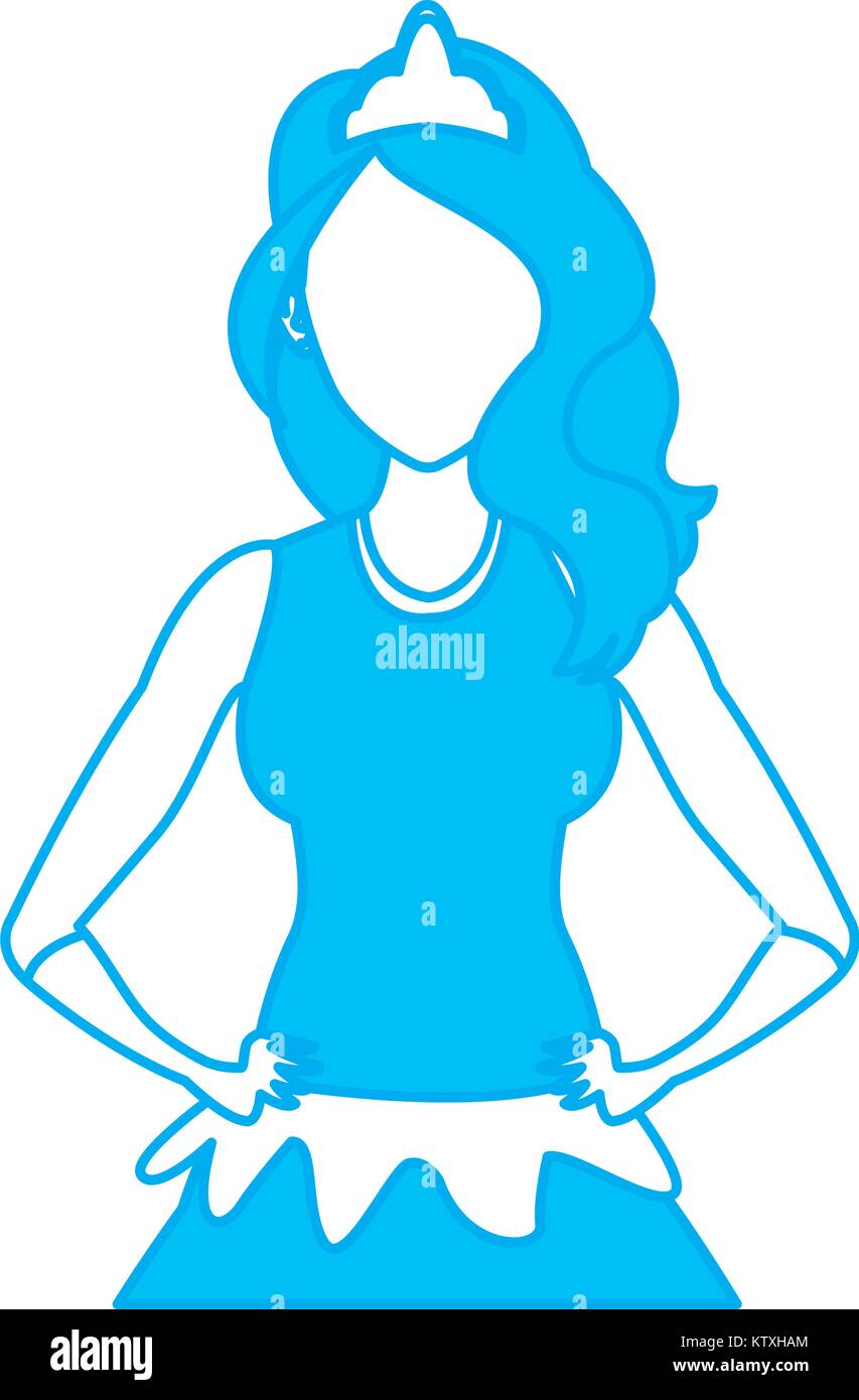 Beautiful princess cartoon Stock Vector Image & Art - Alamy