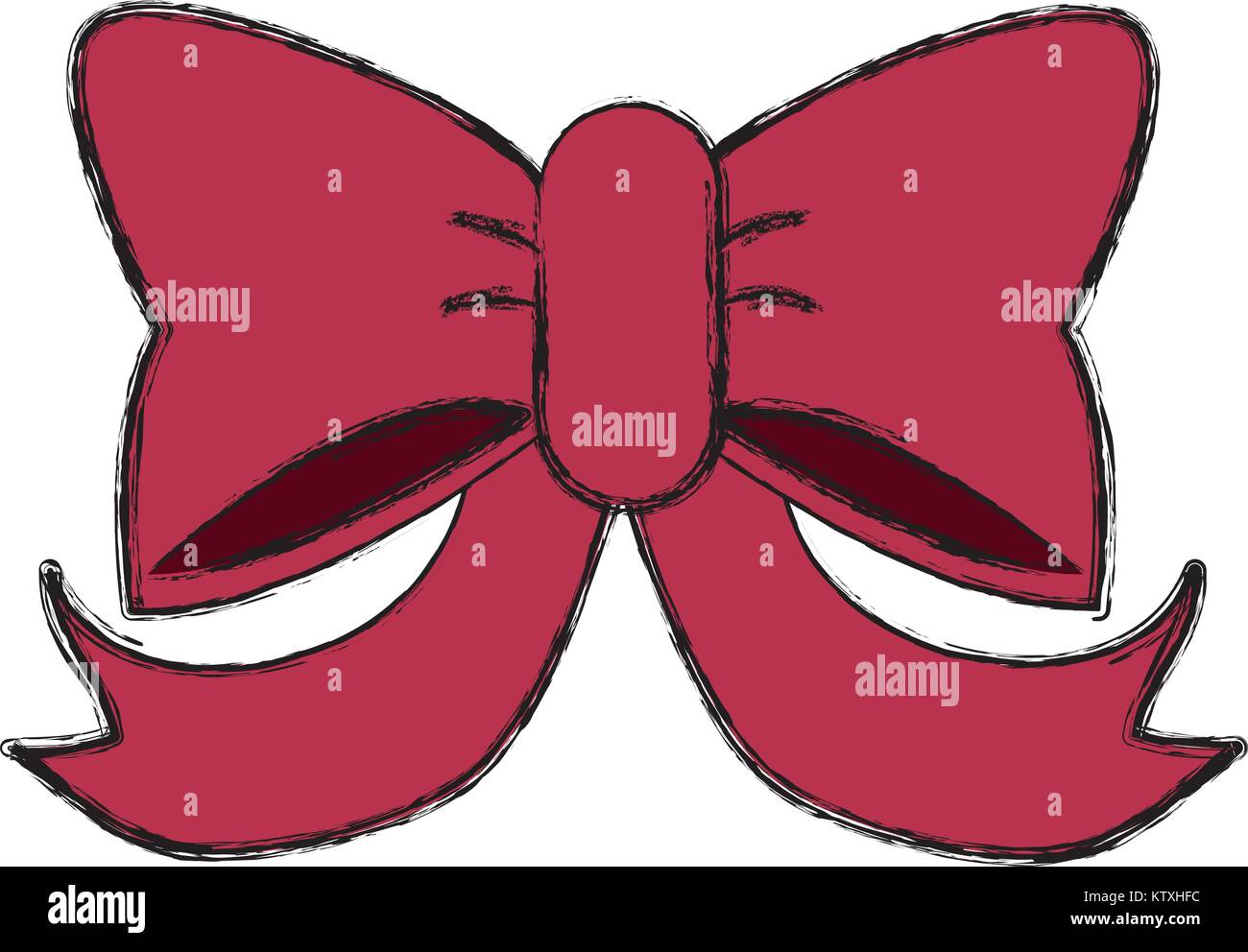 Decorative bow isolated Stock Vector Image & Art - Alamy
