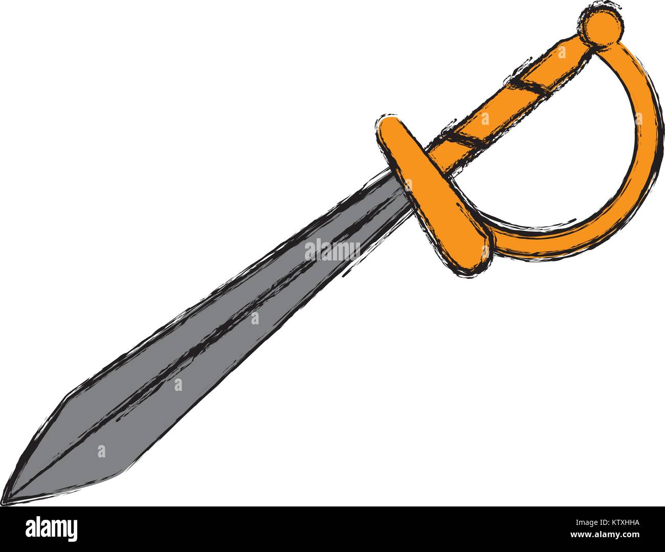 Sword medieval weapon Stock Vector Image & Art - Alamy