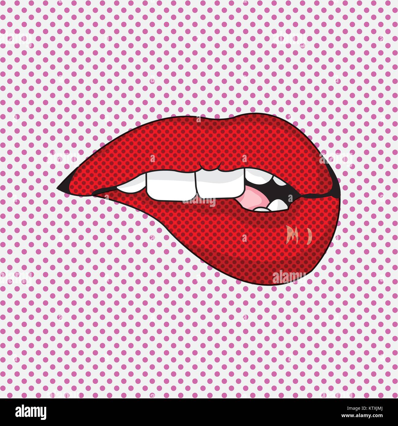 Pop art mouth design Stock Vector Image & Art - Alamy