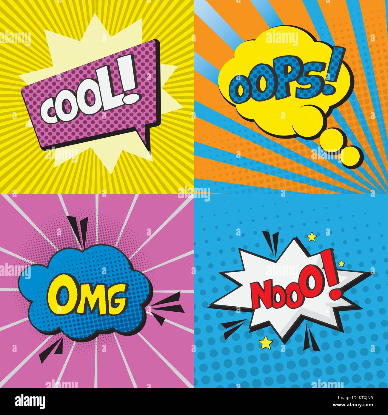 Pop art bubble design Stock Vector Image & Art - Alamy