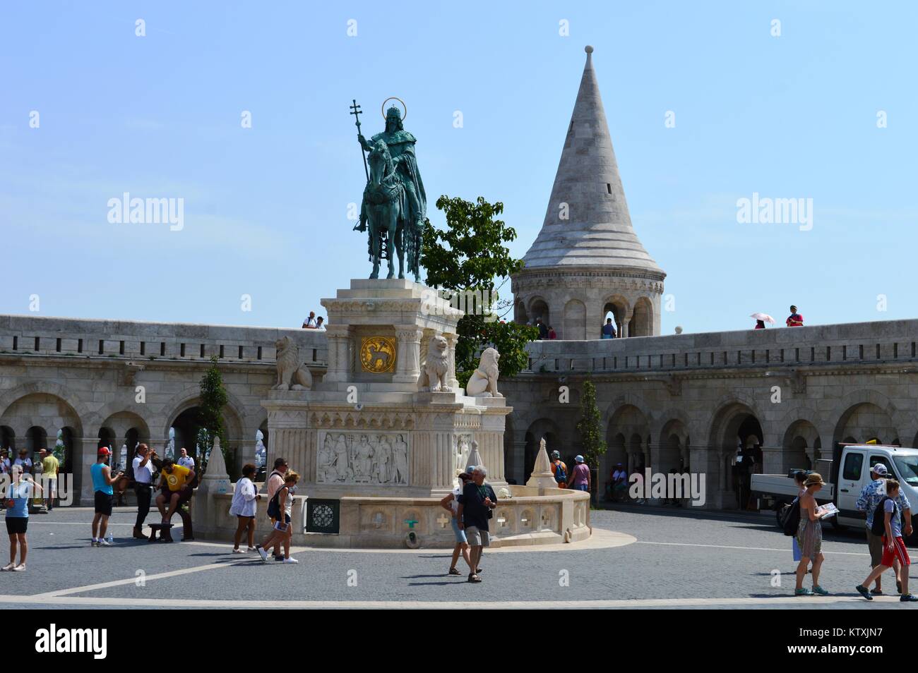 Square in Budapest Stock Photo - Alamy