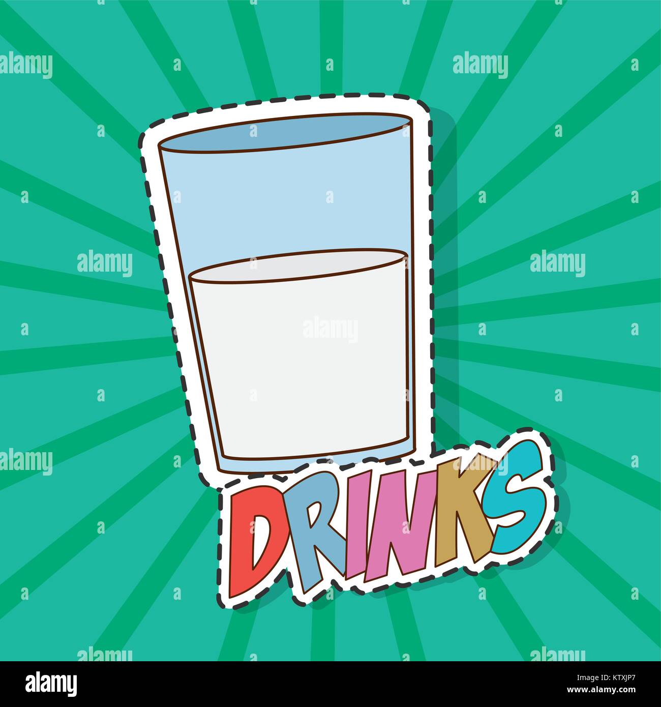 Milk drink design Stock Vector Image & Art - Alamy