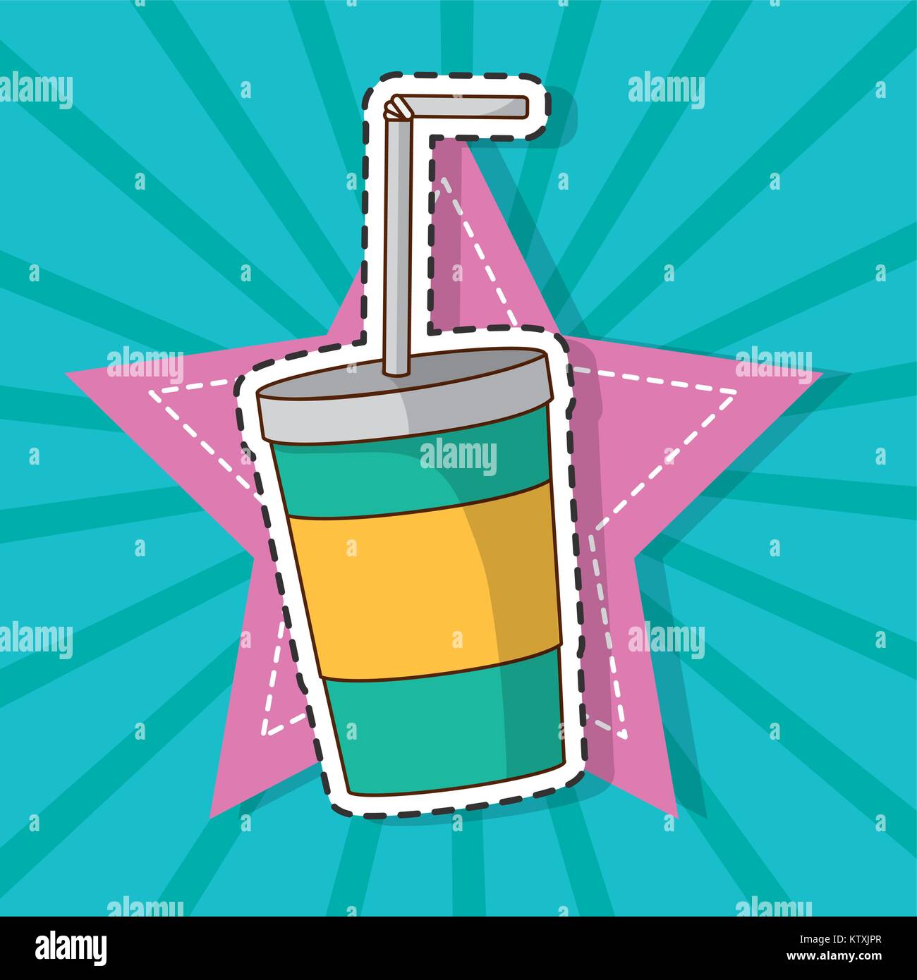 Juice mug design Stock Vector Image & Art - Alamy