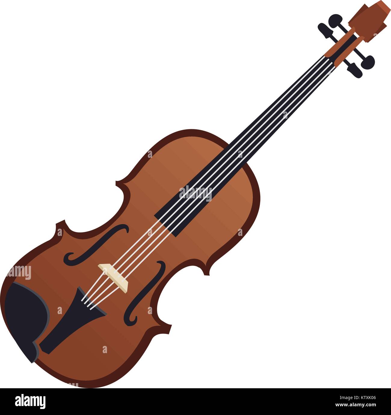 Violin realistic vector hi-res stock photography and images - Alamy