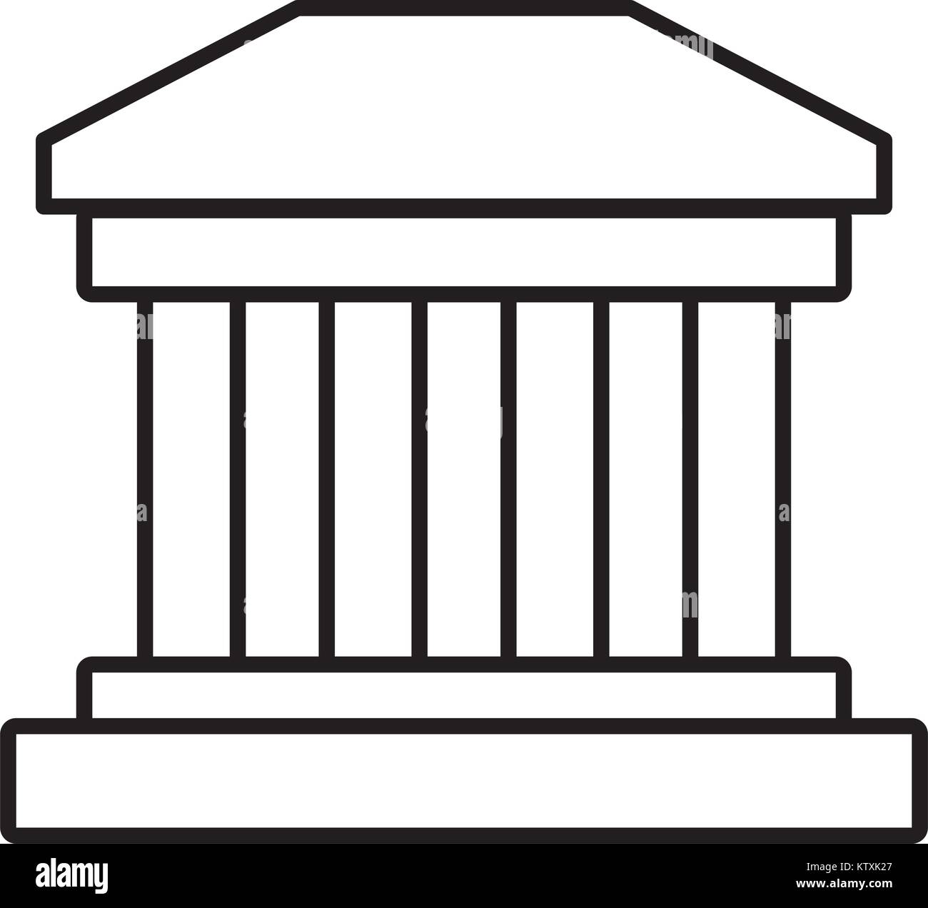 Greek building symbol Stock Vector Image & Art - Alamy