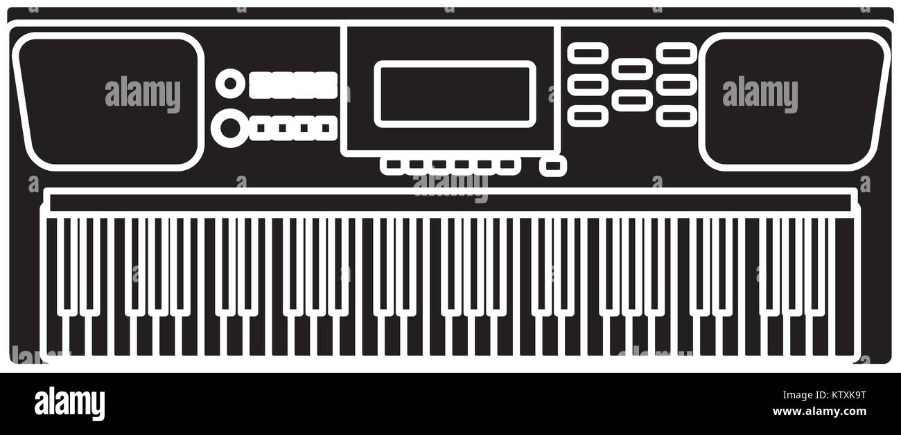 Keyboard player band Stock Vector Images - Alamy