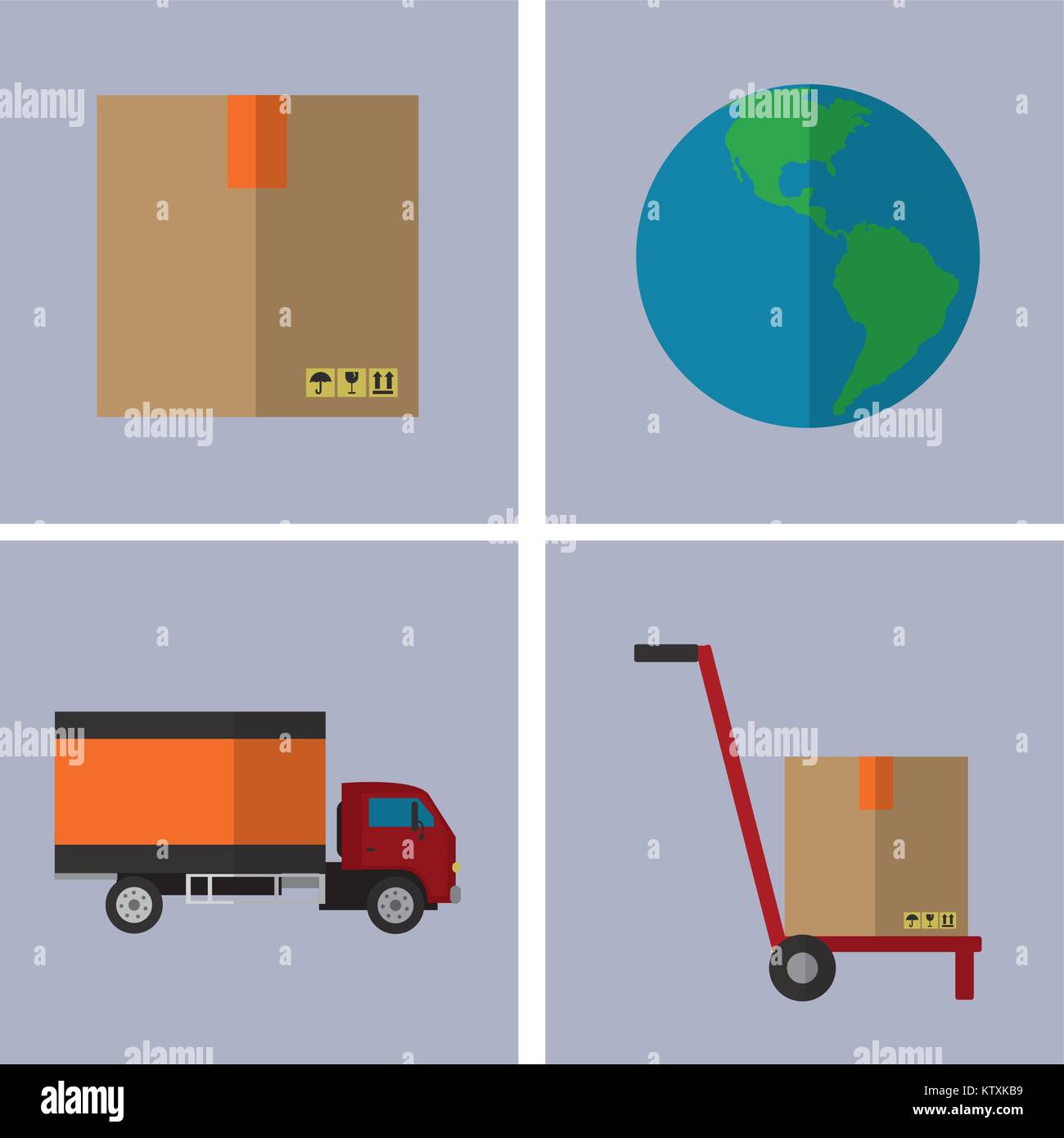 Logistics and transportation design Stock Vector Image & Art - Alamy