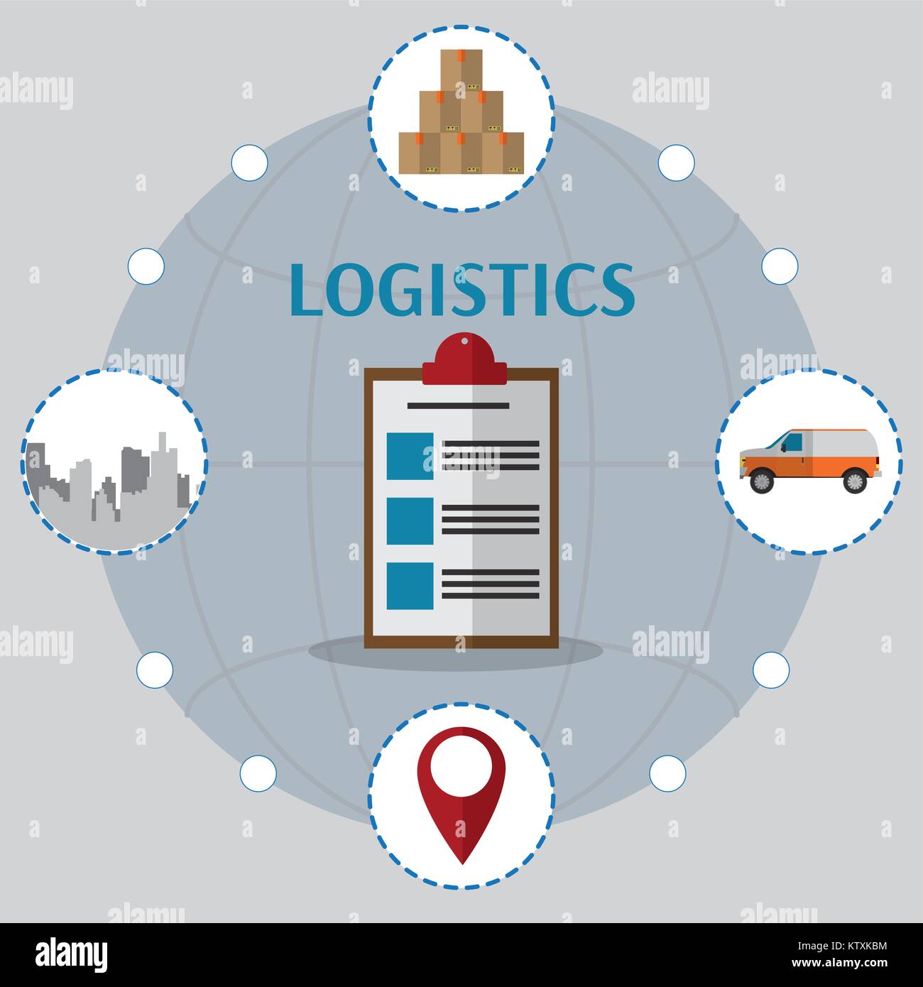 Logistics and transportation design Stock Vector Image & Art - Alamy