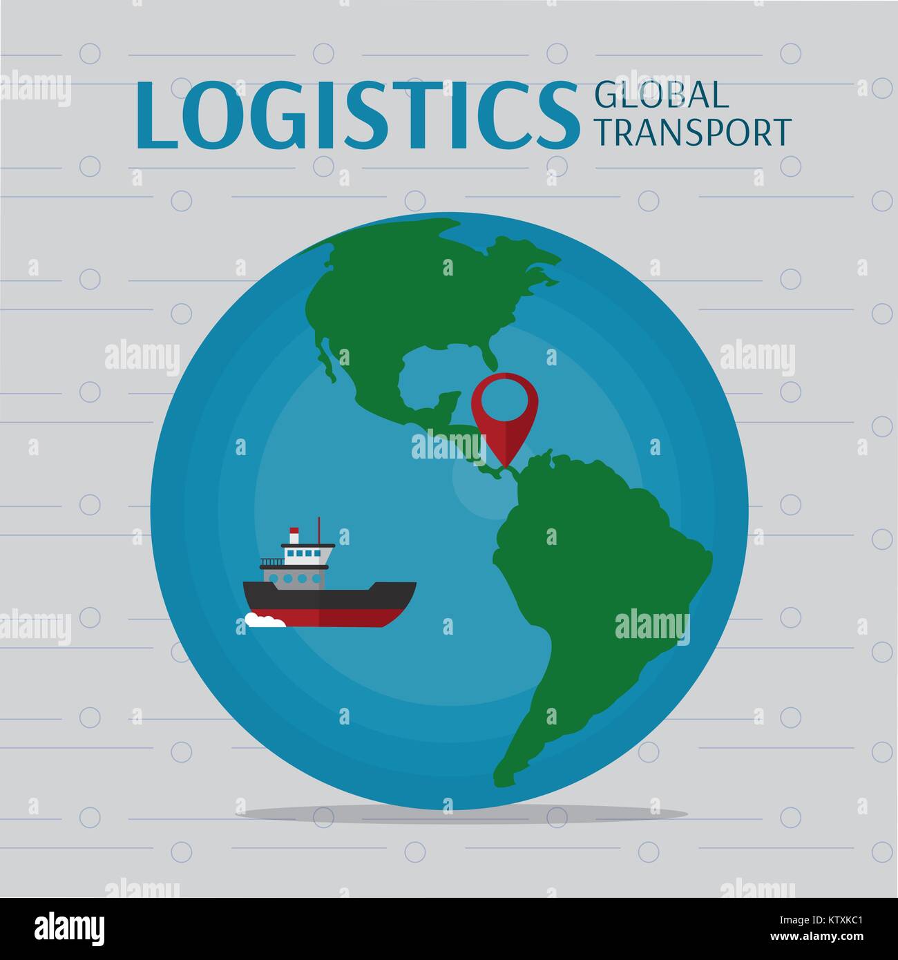 Logistics and transportation design Stock Vector Image & Art - Alamy