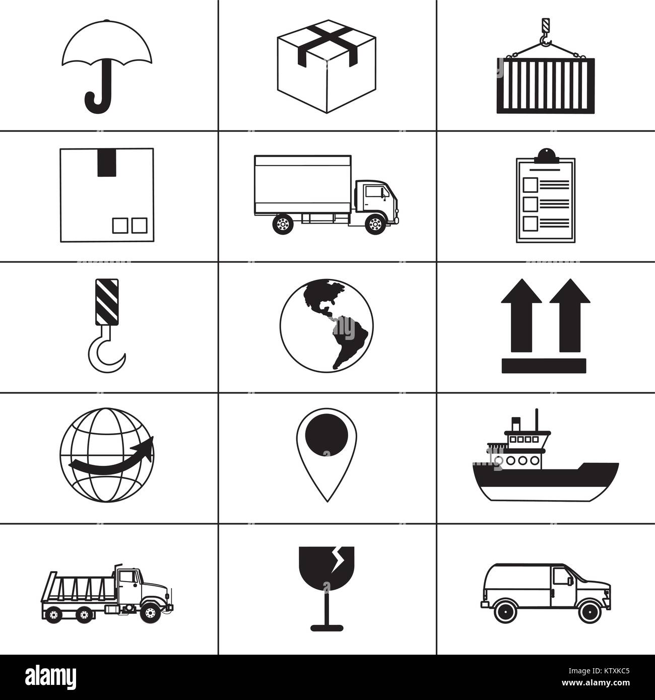 Logistics and transportation design Stock Vector Image & Art - Alamy