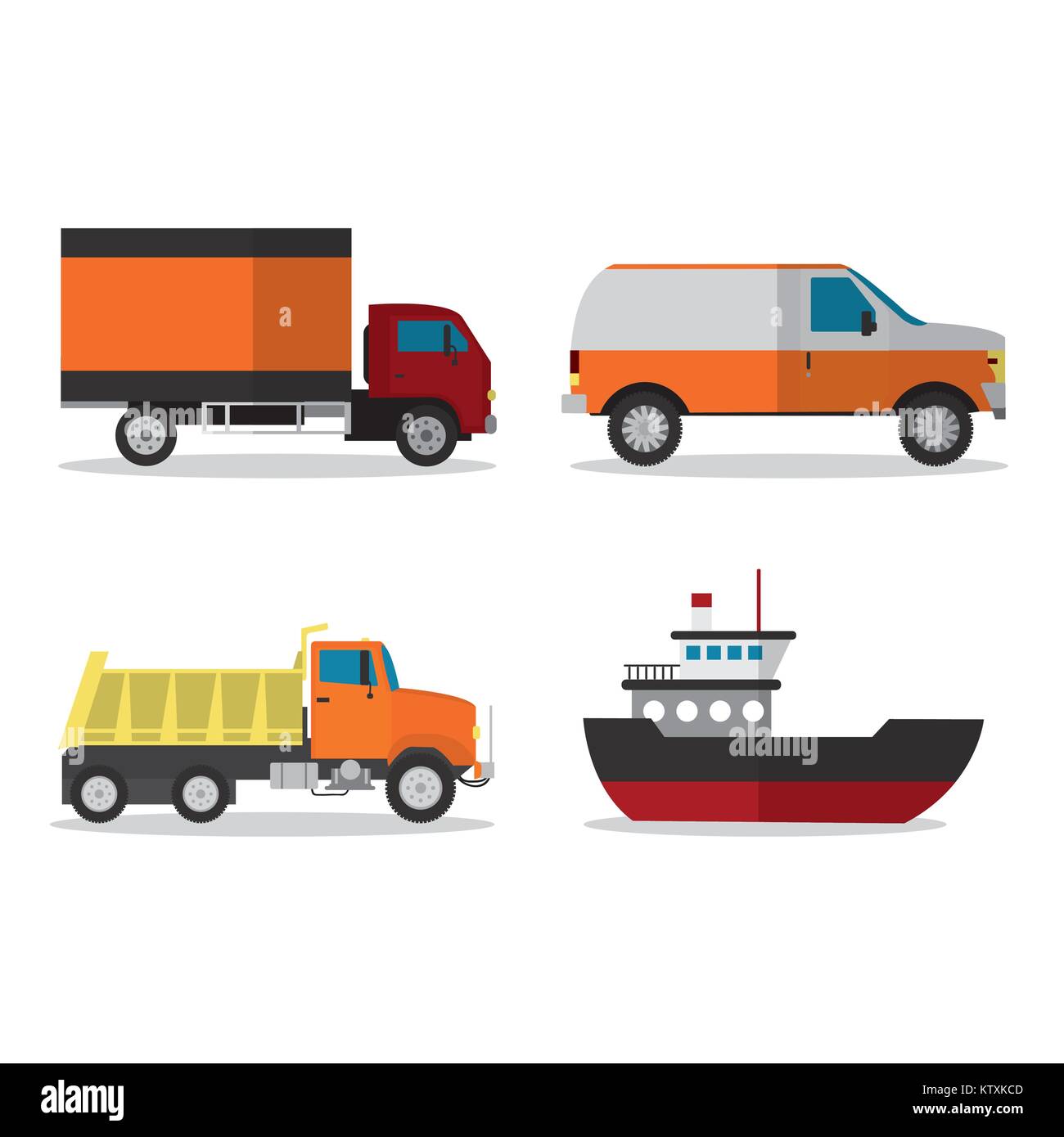 Logistics and transportation design Stock Vector Image & Art - Alamy