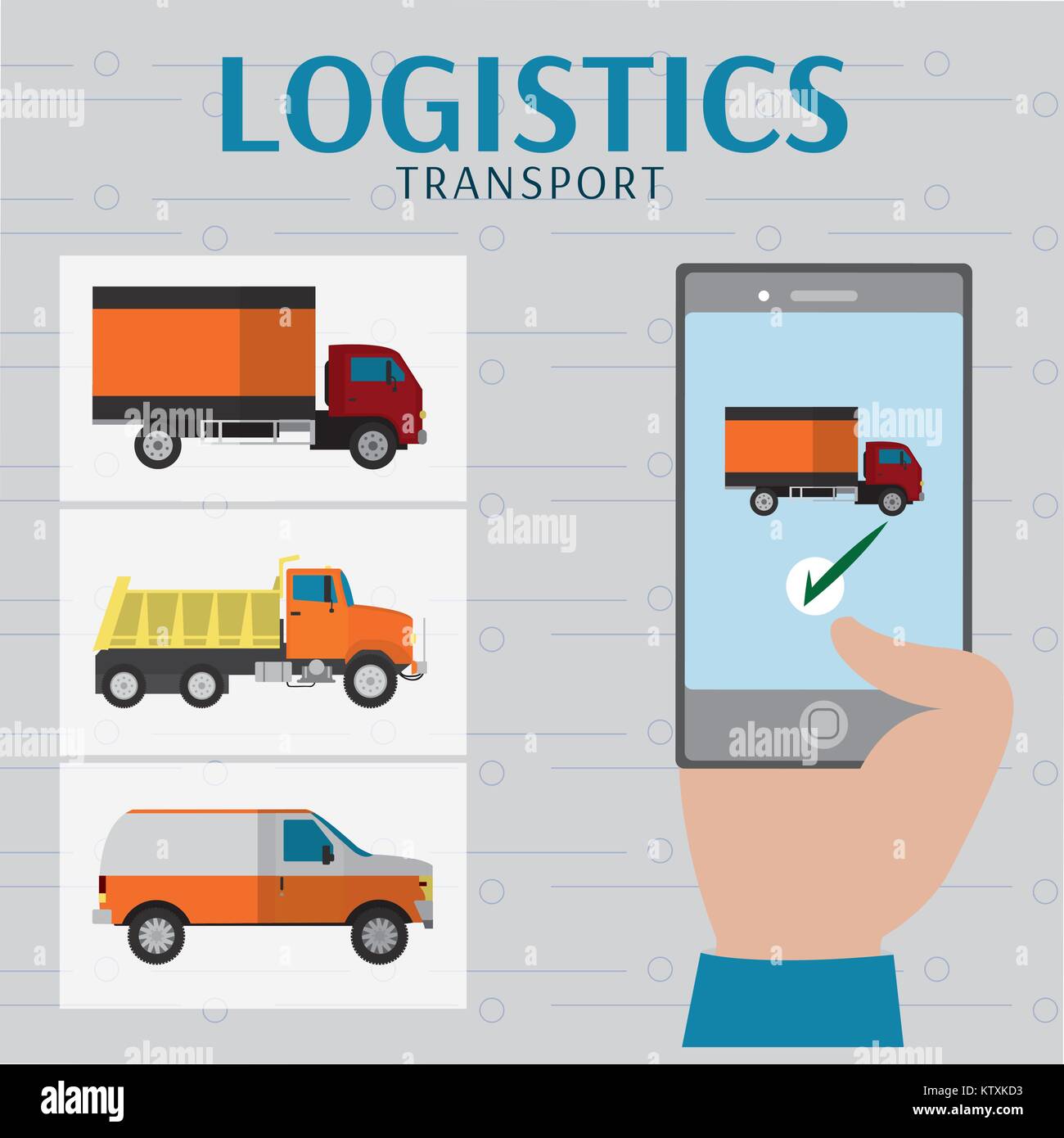 Logistics and transportation design Stock Vector Image & Art - Alamy