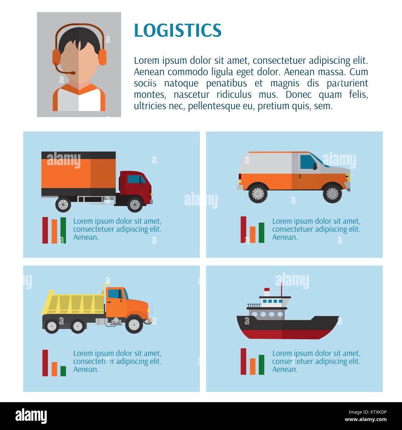 Logistics and transportation design Stock Vector Image & Art - Alamy