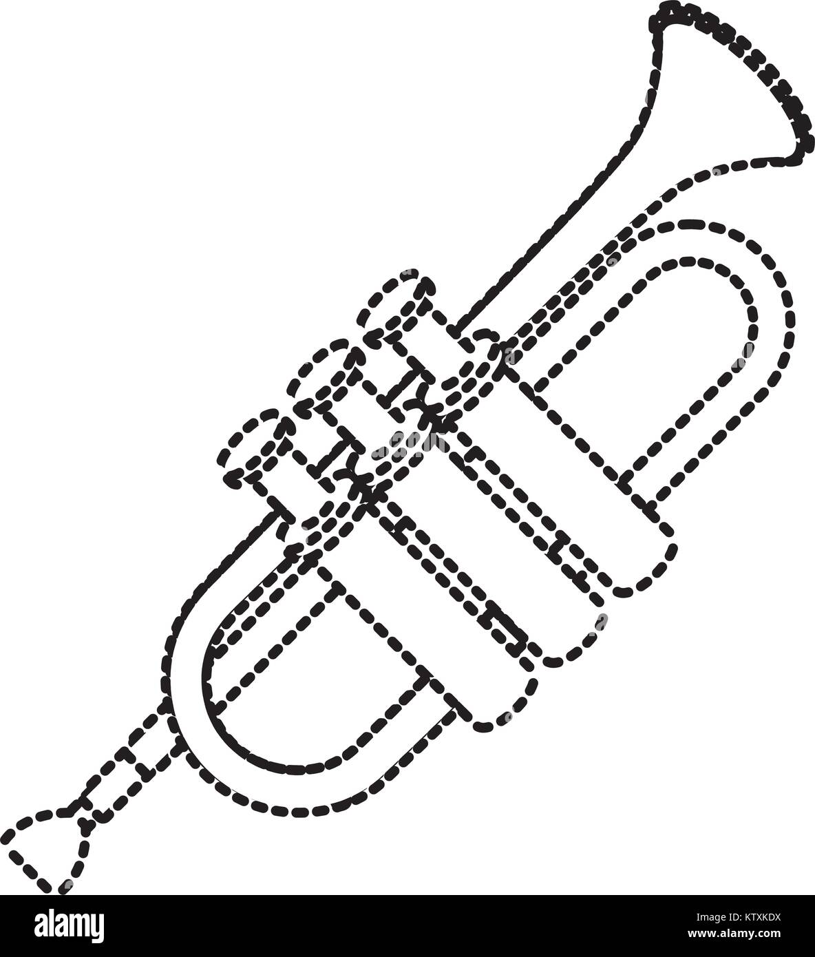 Trumpet music instrument Stock Vector Image & Art - Alamy