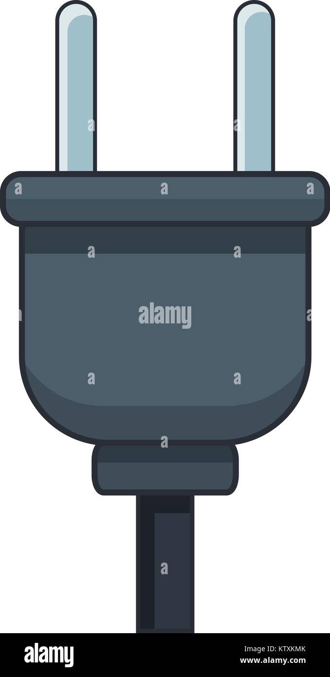 Electric plug isolated Stock Vector Image & Art - Alamy