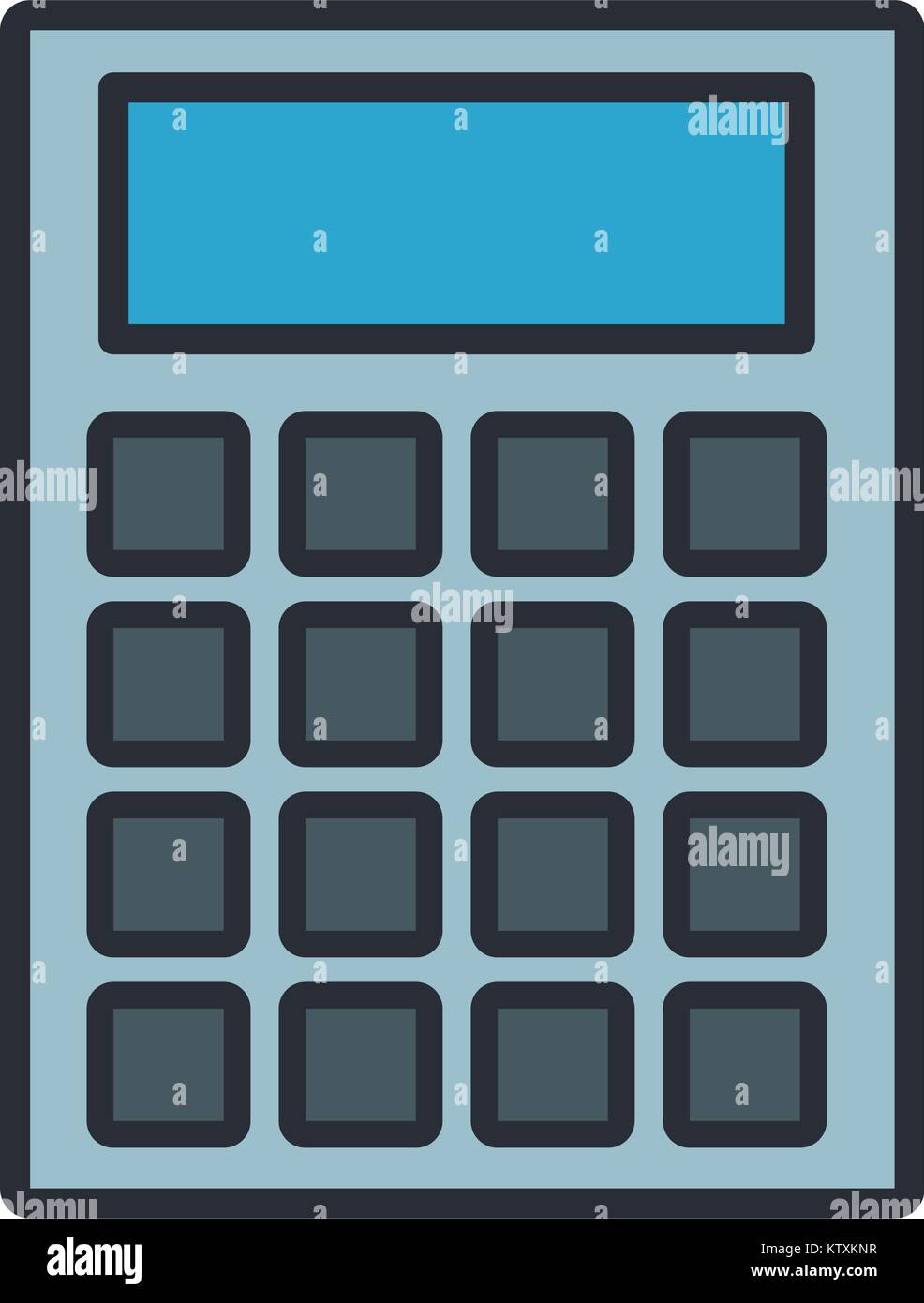 Calculator math device Stock Vector Image & Art - Alamy