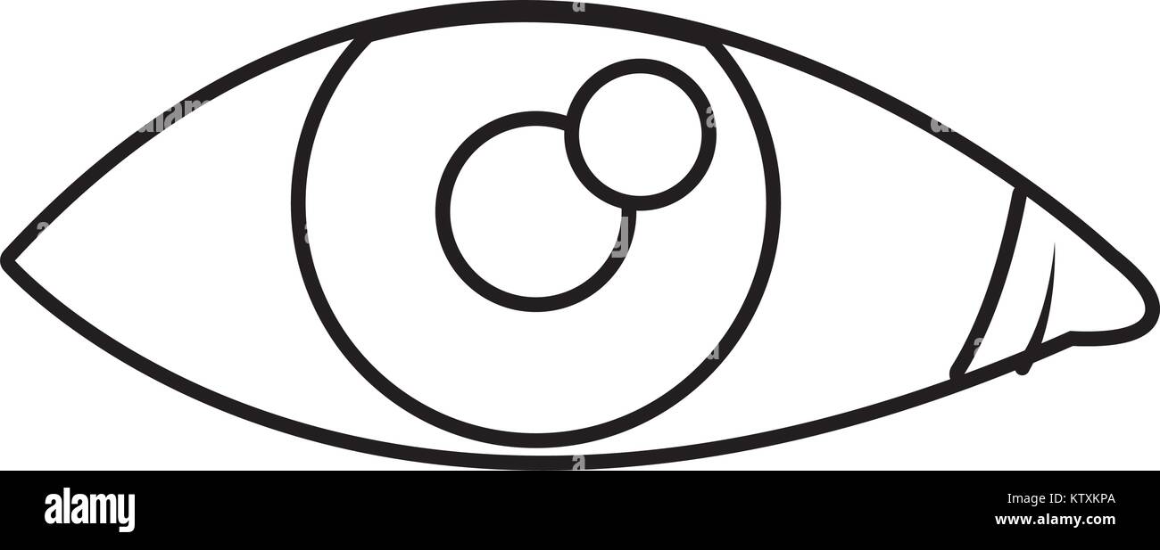 Human eye isolated Stock Vector Image & Art - Alamy