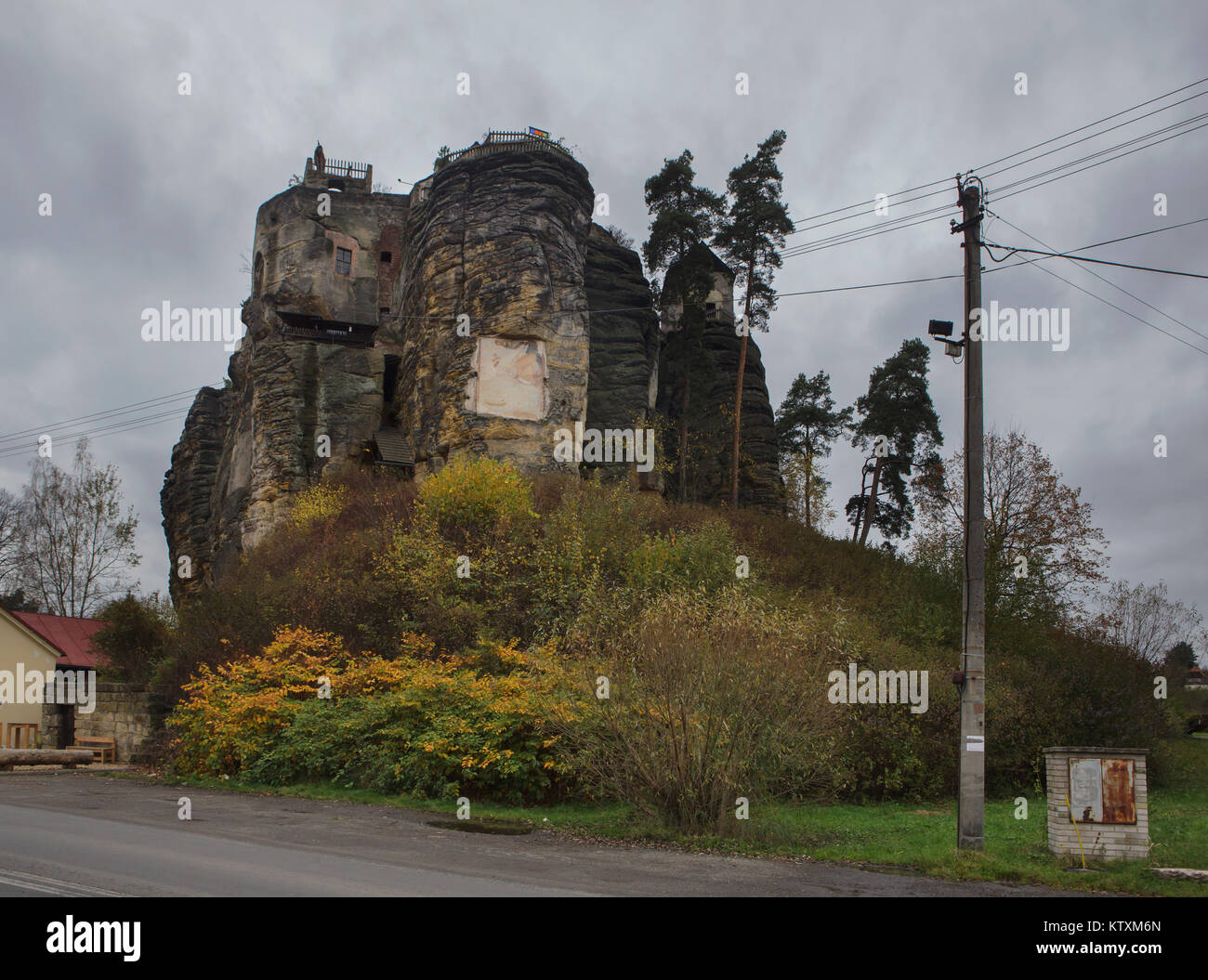 Sloup Castle near Česká Lípa in North Bohemia, Czech Republic Stock ...