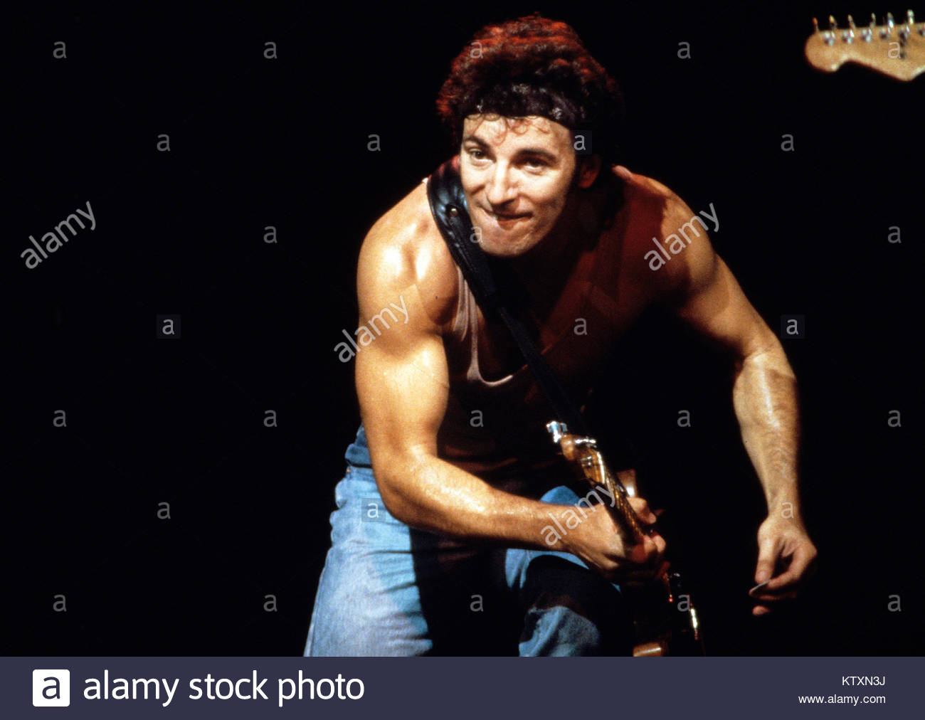 Bruce Springsteen 1980s High Resolution Stock Photography and Images ...