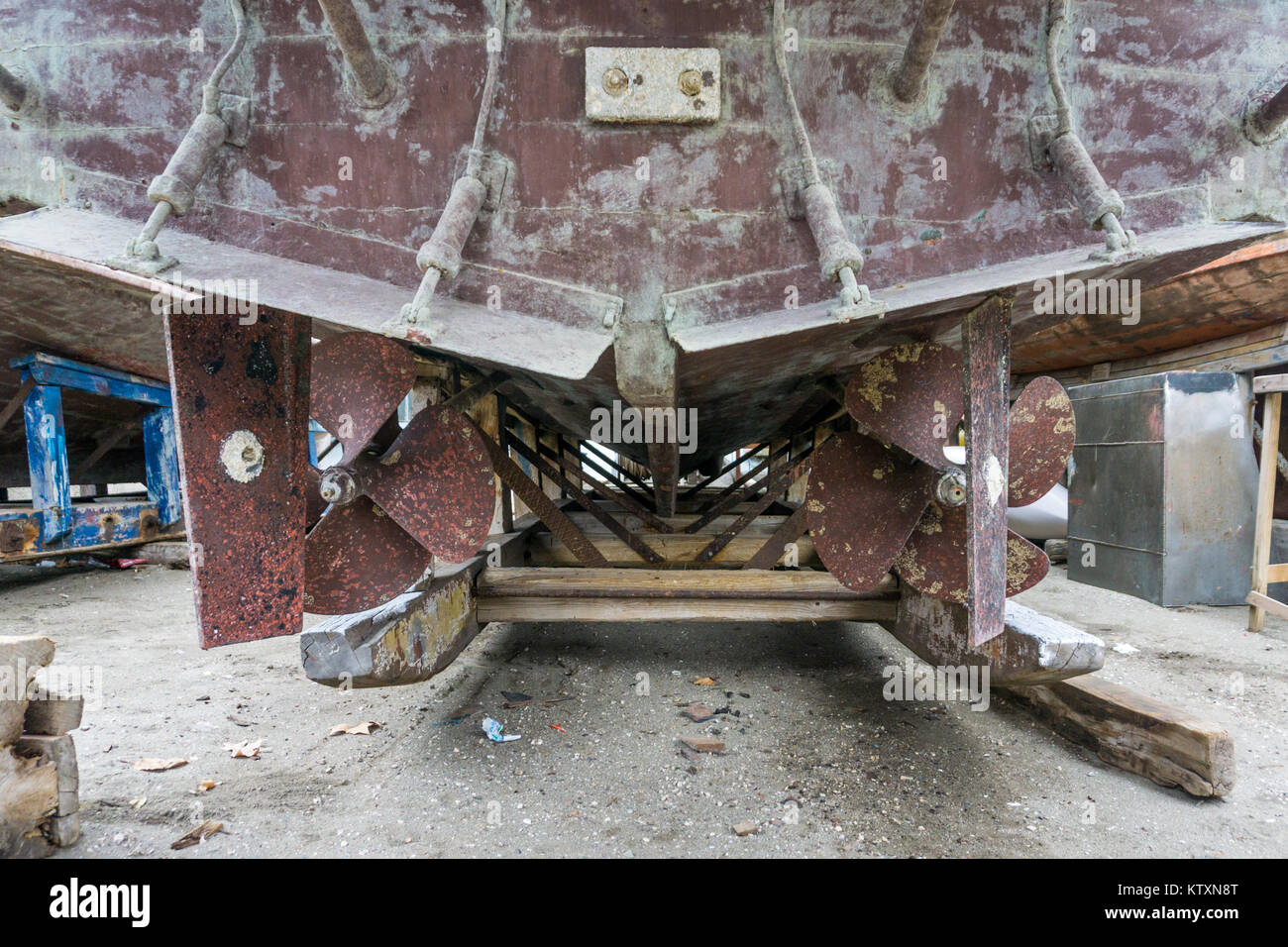 the ancient shipyard of Mergellina, Naples Stock Photo - Alamy