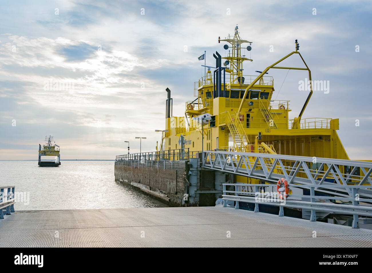 Ferry from mainland to Hailuoto Stock Photo - Alamy