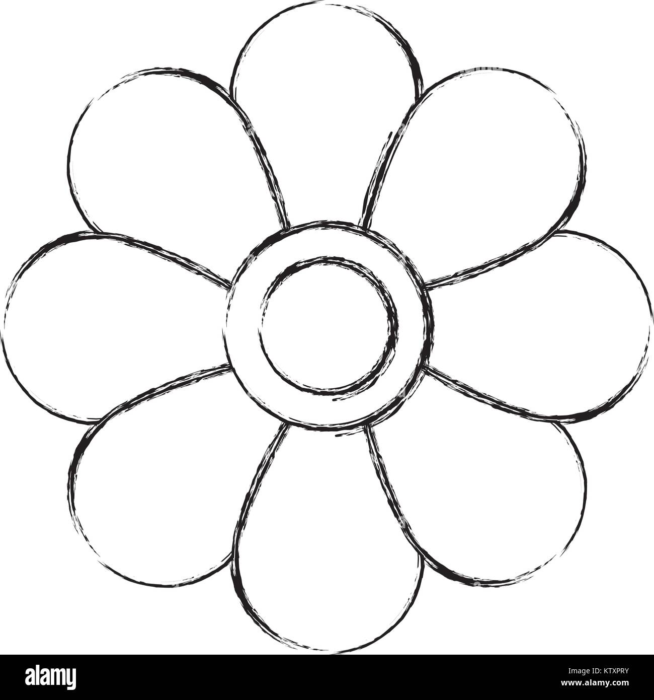 Flower isolated symbol Stock Vector Image & Art - Alamy