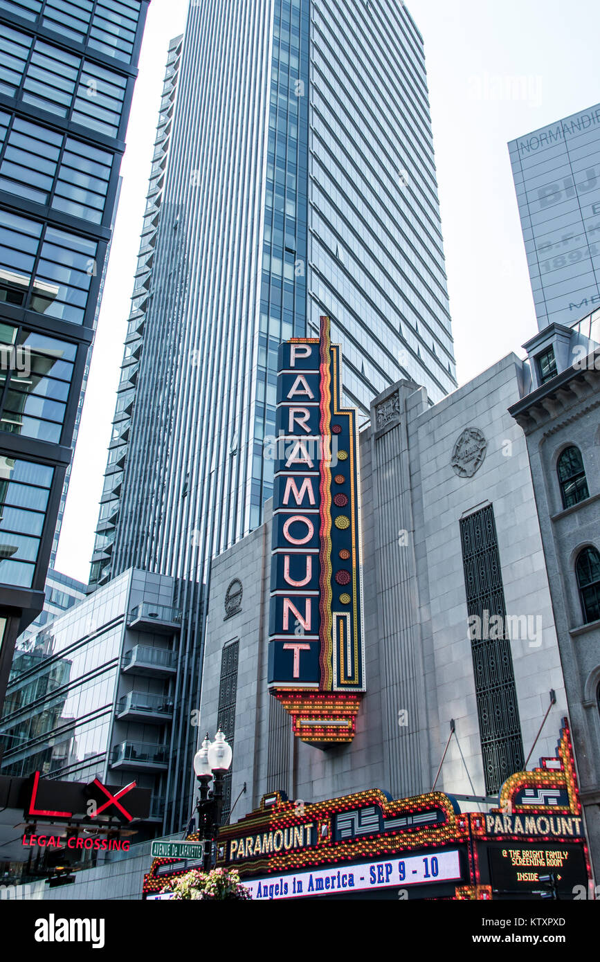 Boston paramount theater hi-res stock photography and images - Alamy
